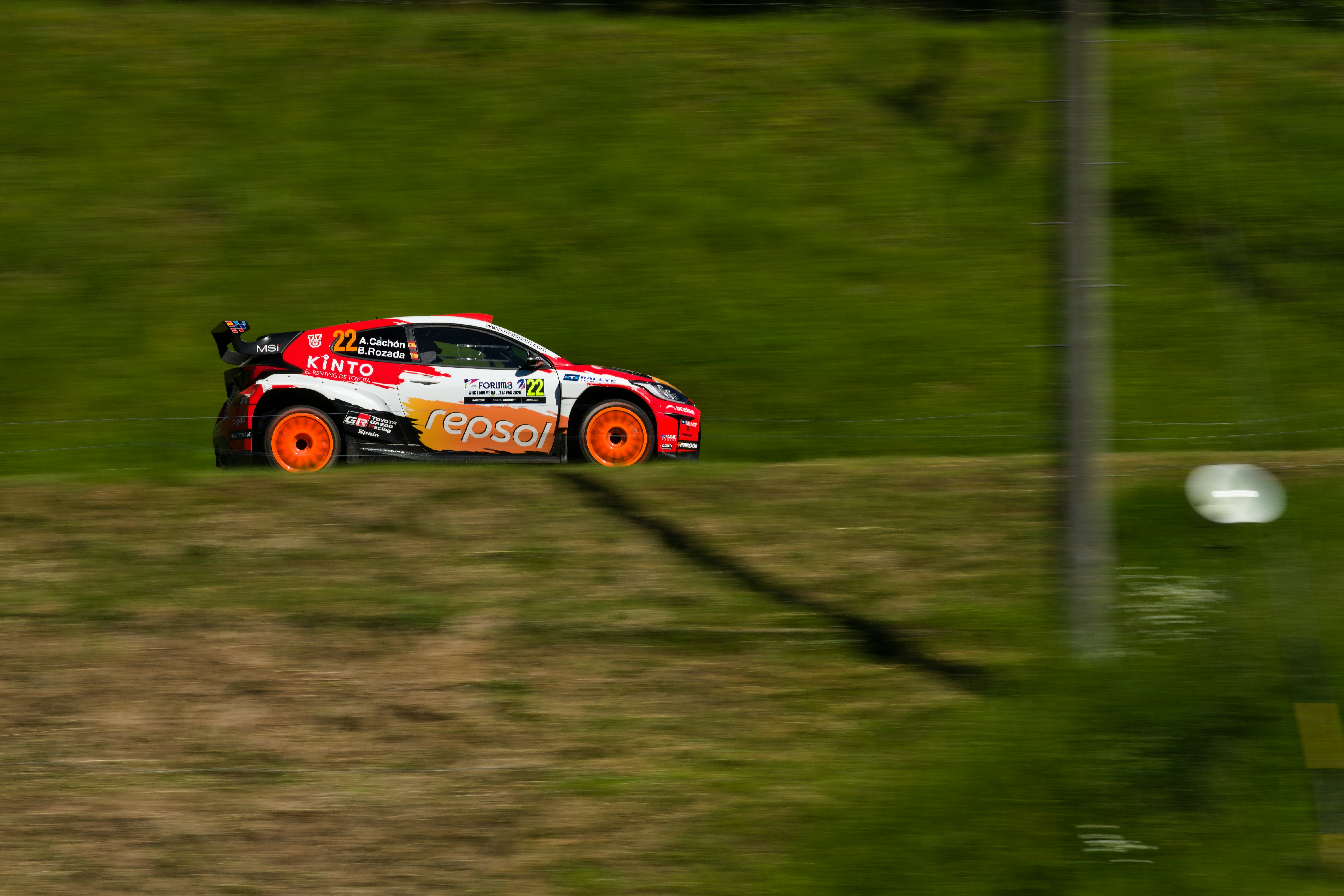 Redline on the Hill: A Rally Car in Motion