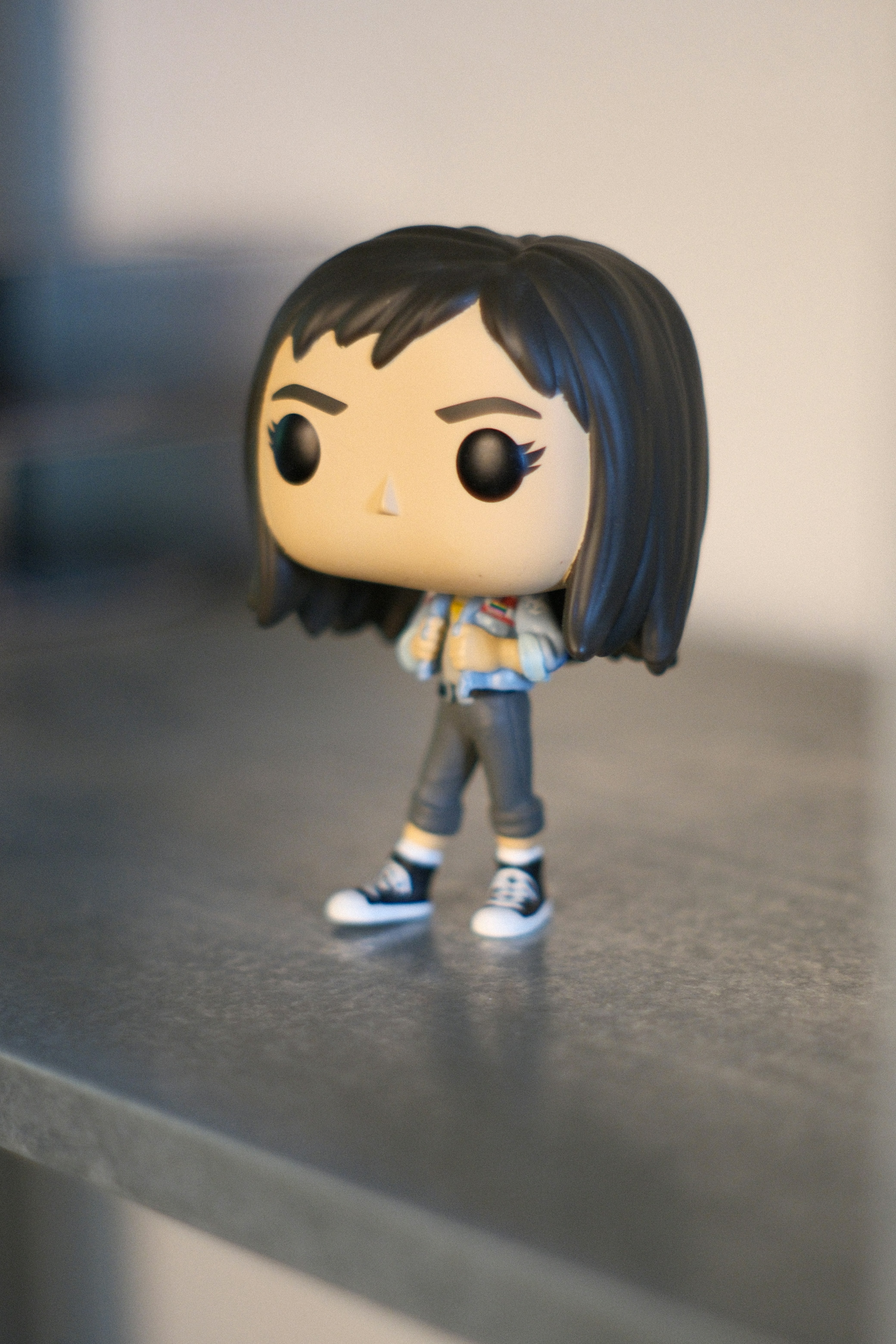 Tiny Hero on the Edge of the Table