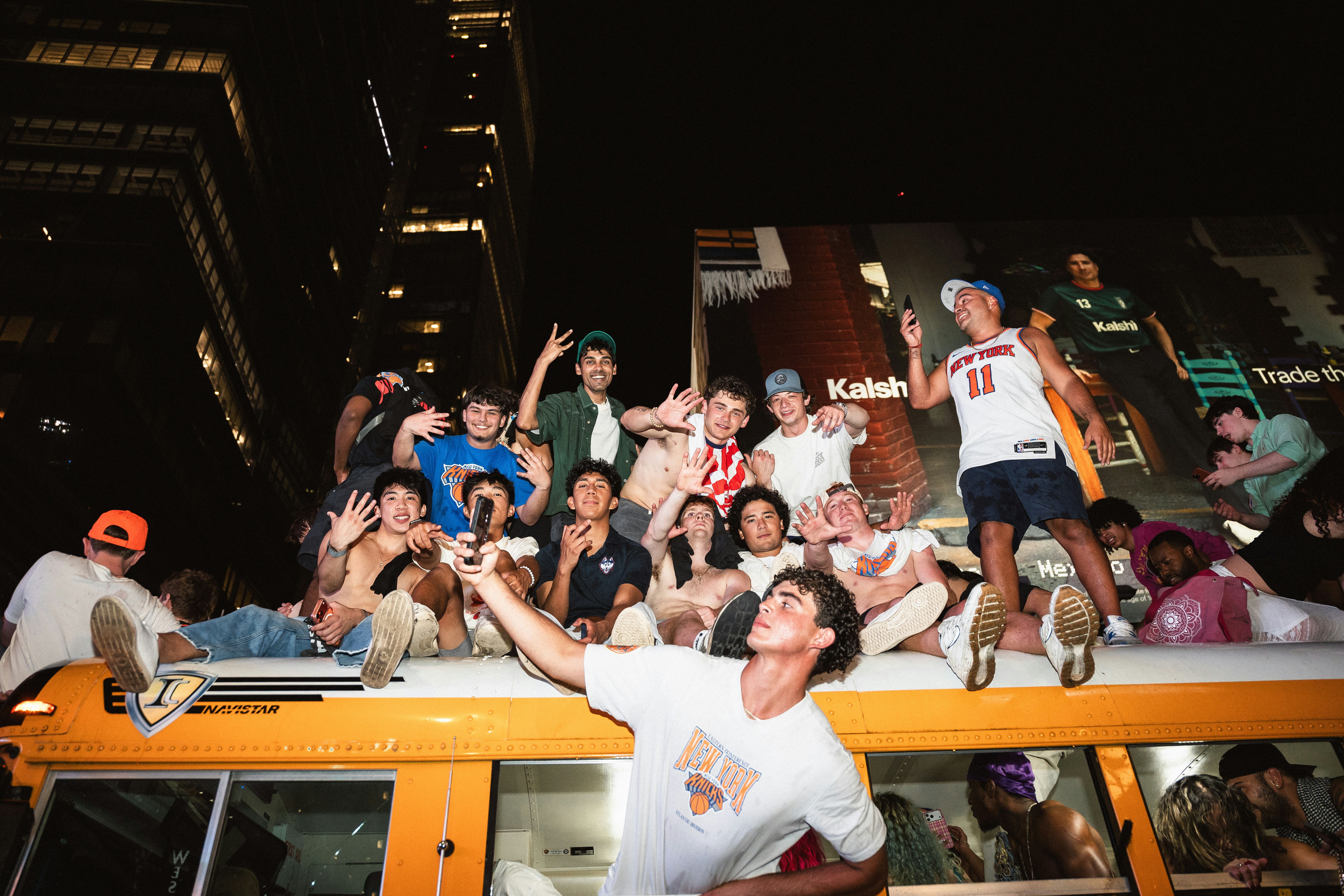 Together on the Move: A City Bus Full of Weekend Warriors