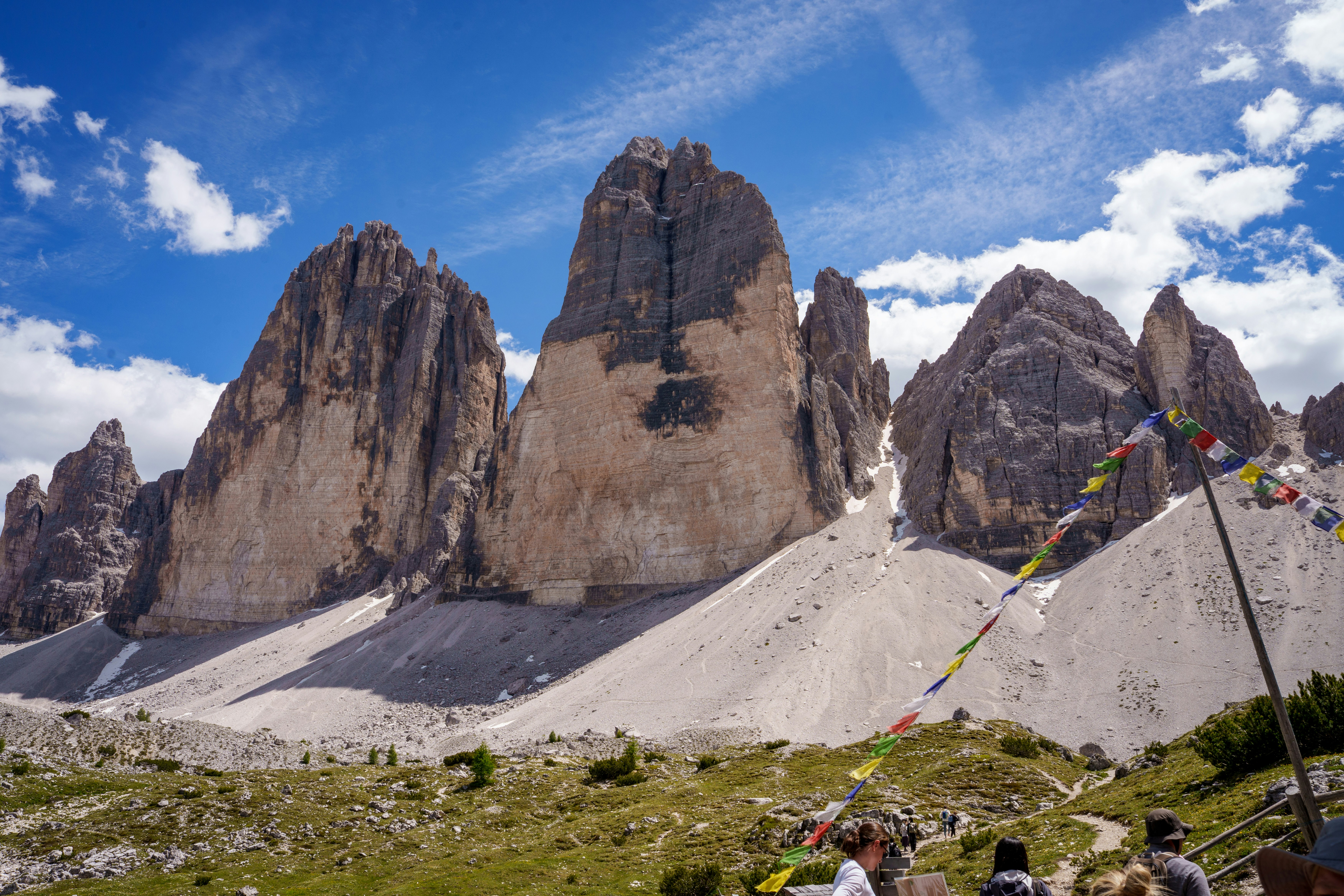 Jagged Peaks under a Bright Arch of Blue