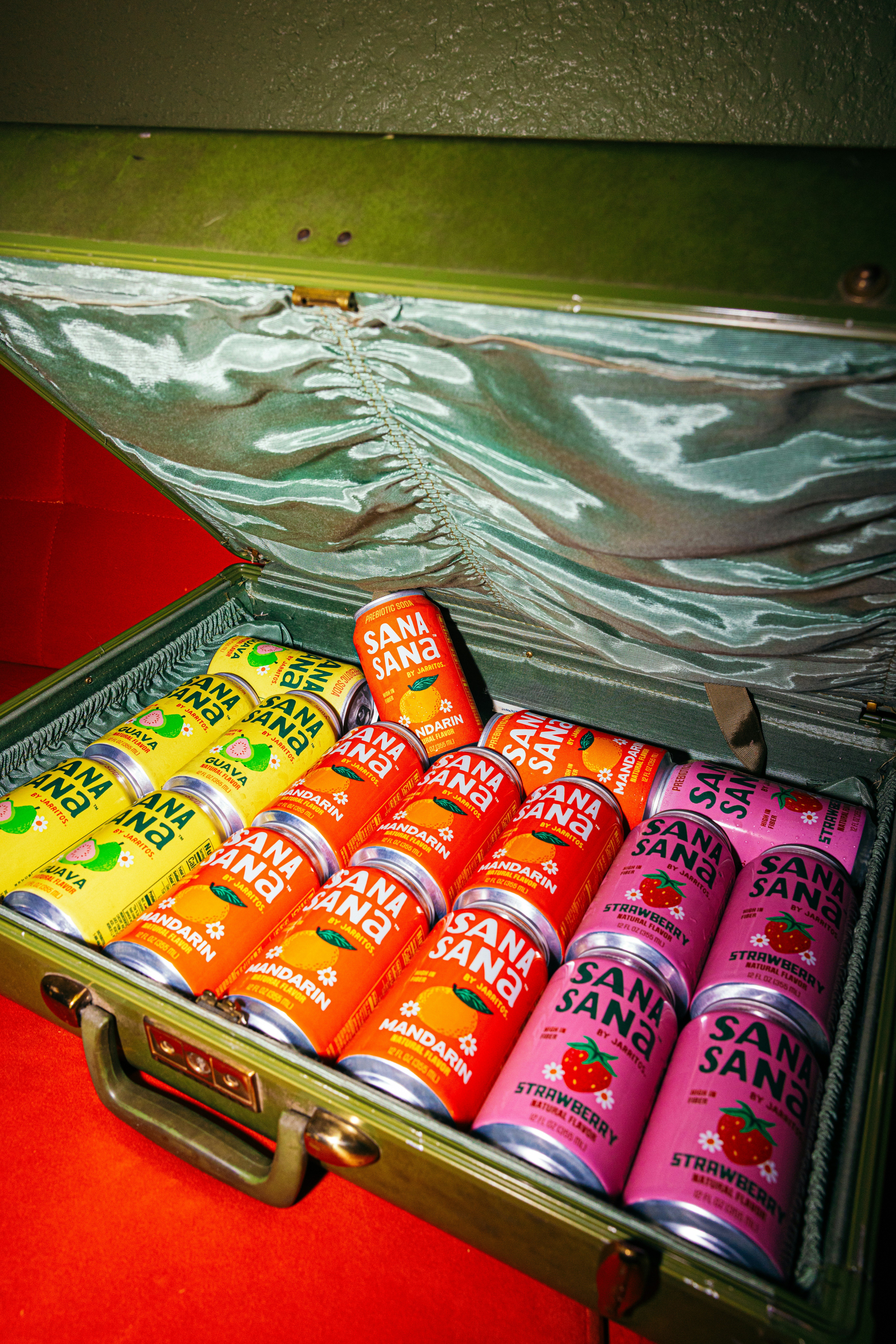 Sana Sana is a prebiotic soda rooted in Mexican care and culture. Inspired by the rhyme our abuelitas shared - “Sana Sana colita de rana”. Born from the legacy of Jarritos’ bold flavors, reimagined for your self-care ritual.
