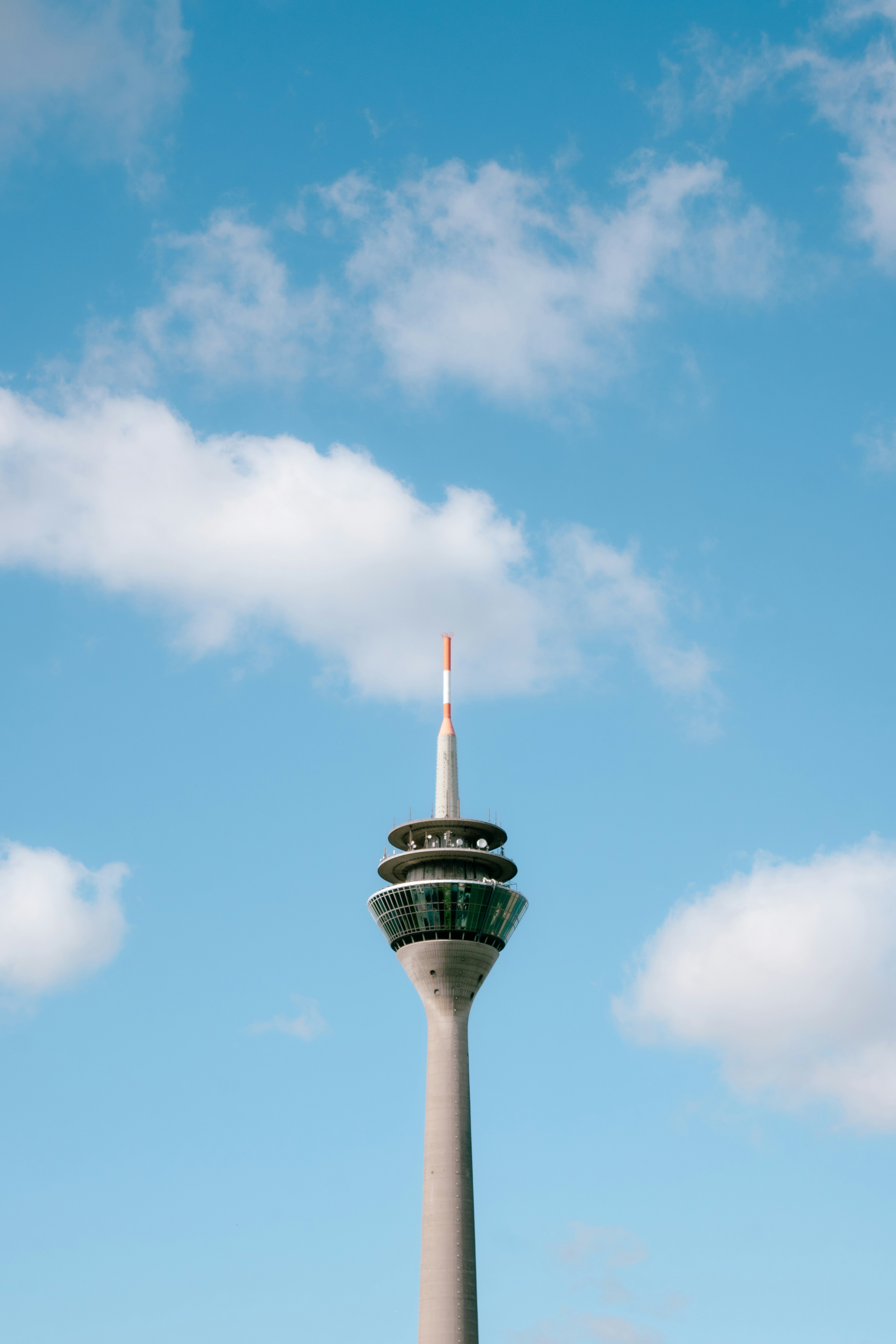 Skyward Signal: A Tower Reaching for the Blue