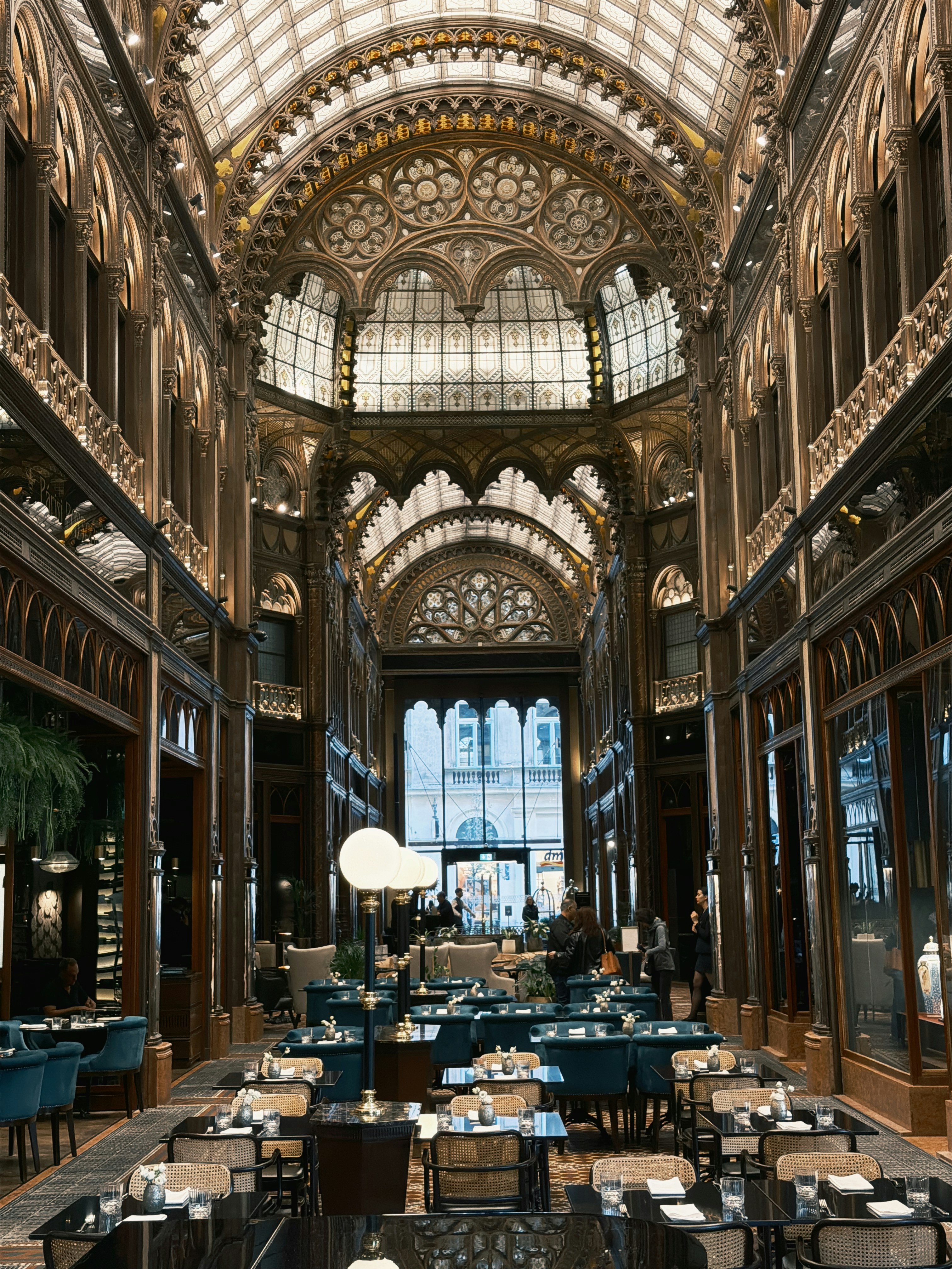 Gilded Vaults and Velvet Tables: A Cathedral Dining Hall