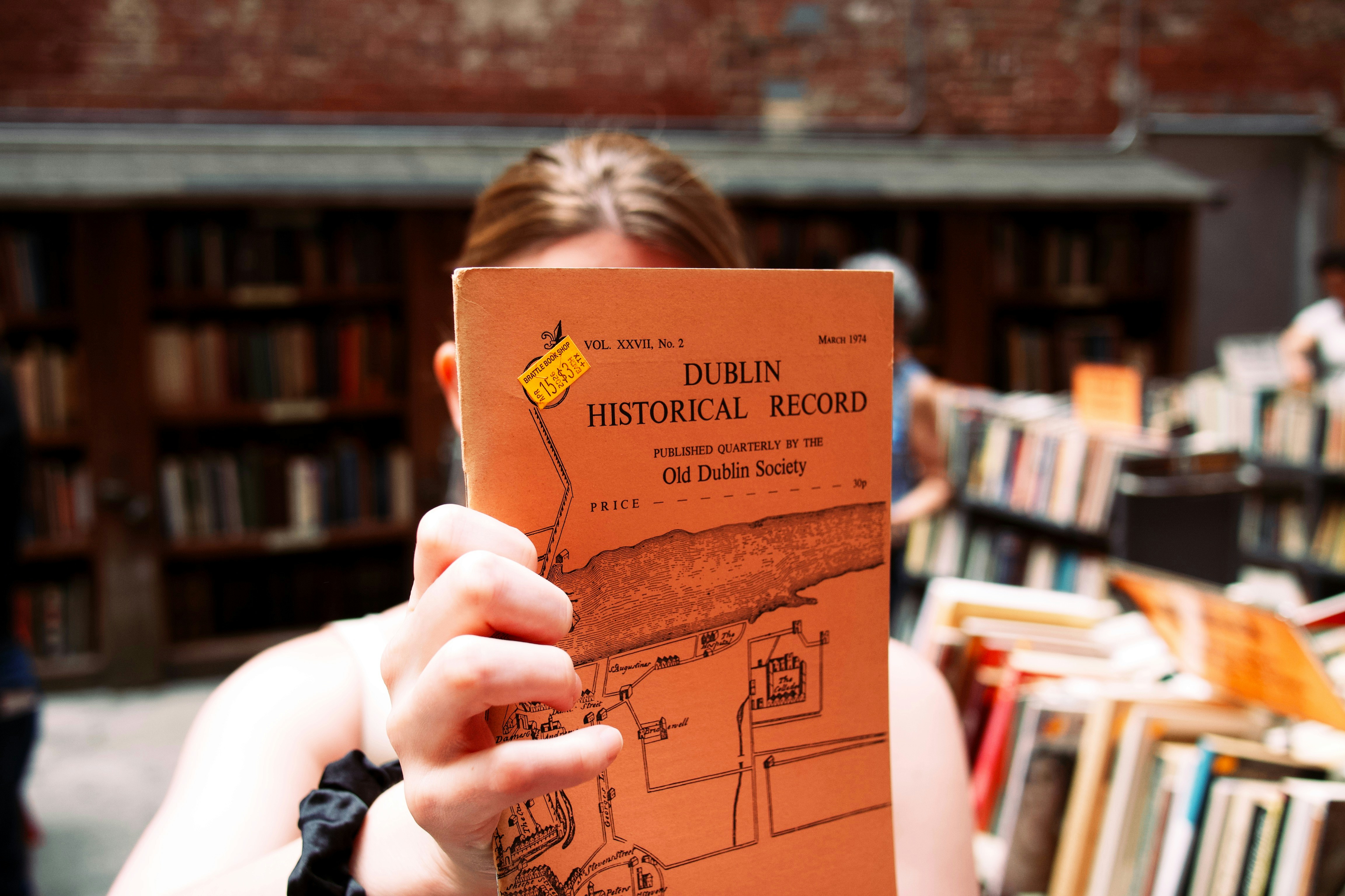 A reader’s focus: Dublin’s history in the glow of a library courtyard