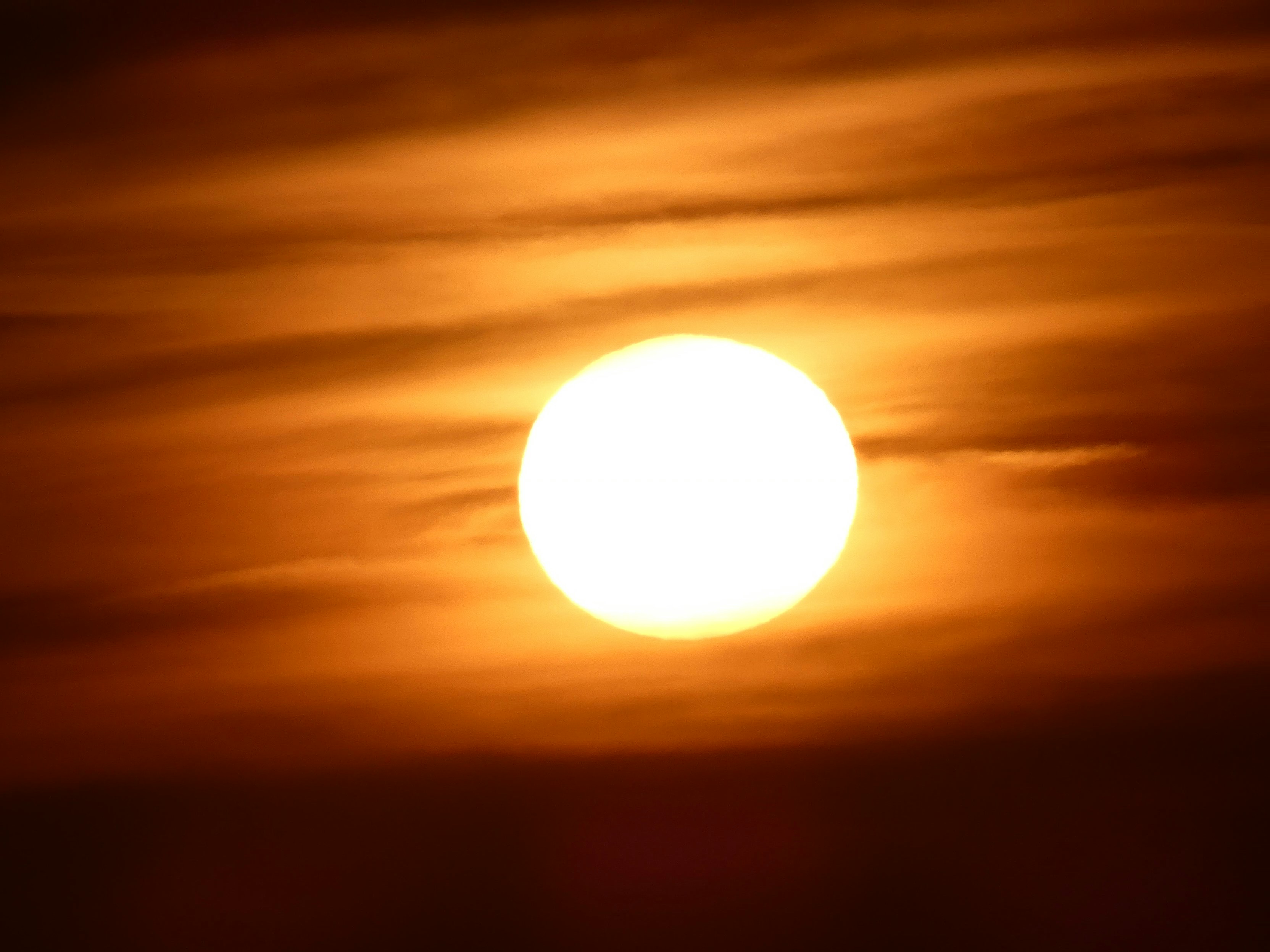 Rising Sun over a Quiet Horizon