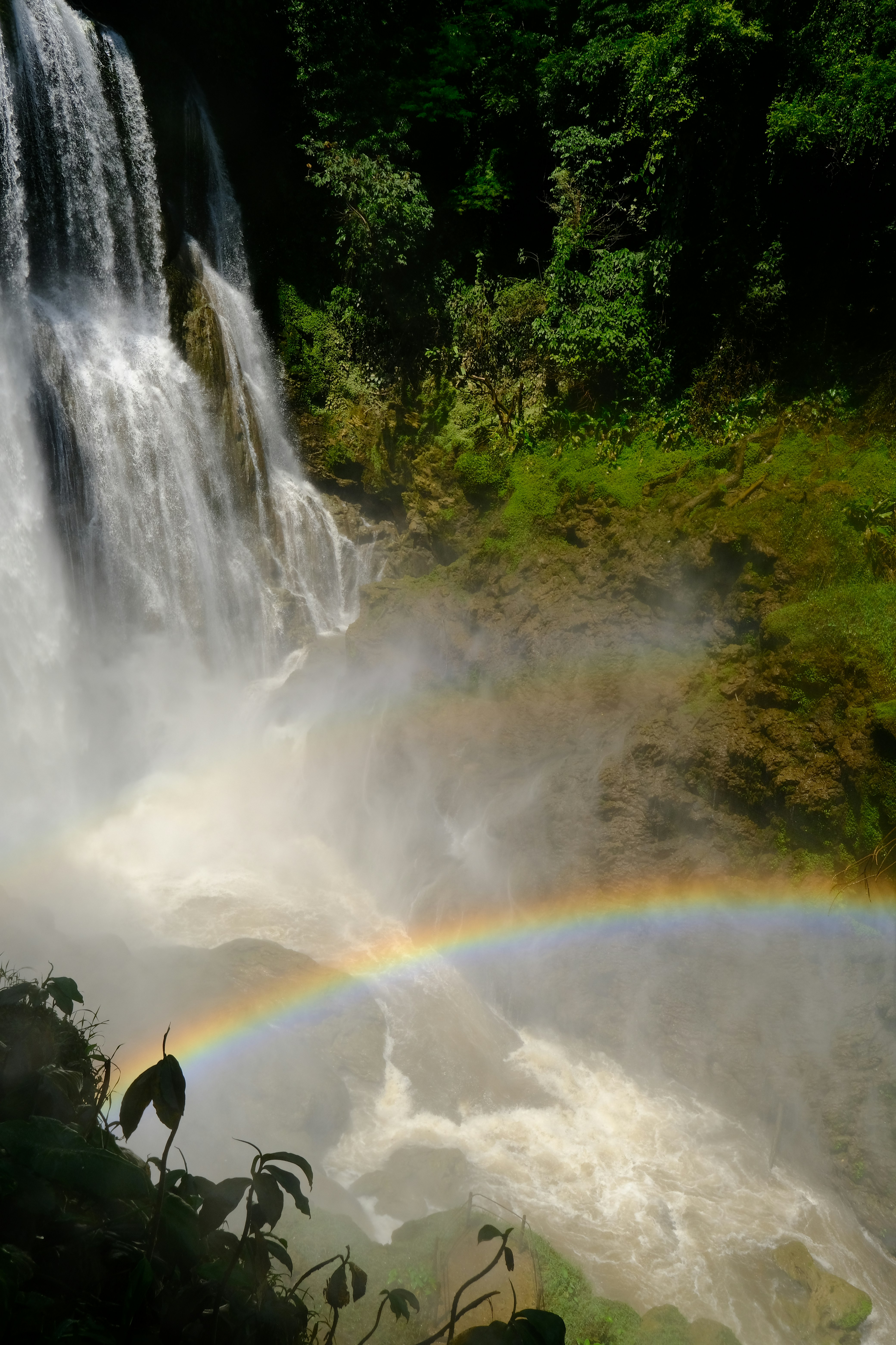 Rainbow Veil over Cascading Falls