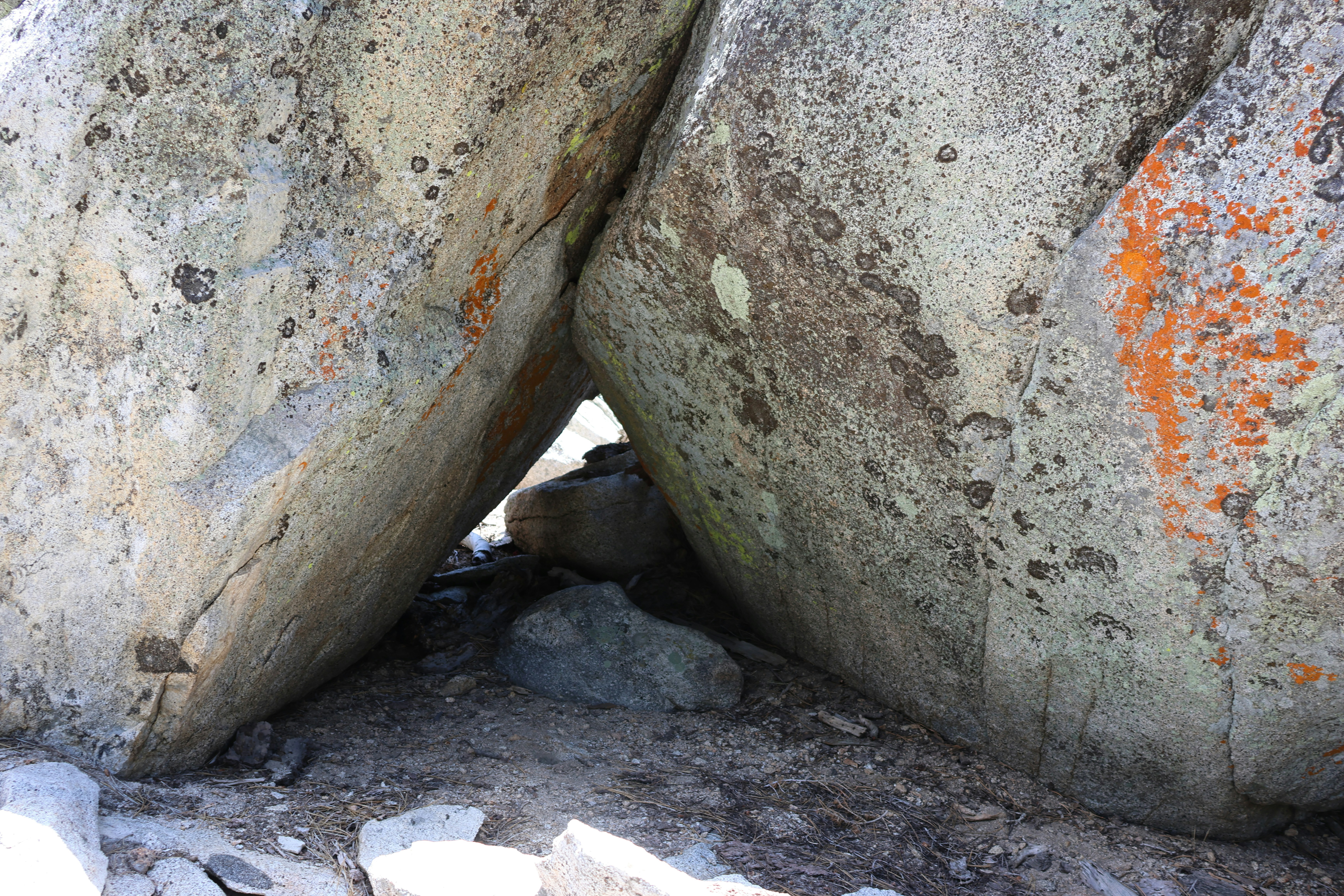 Between The Boulders: A Narrow Crest of Light