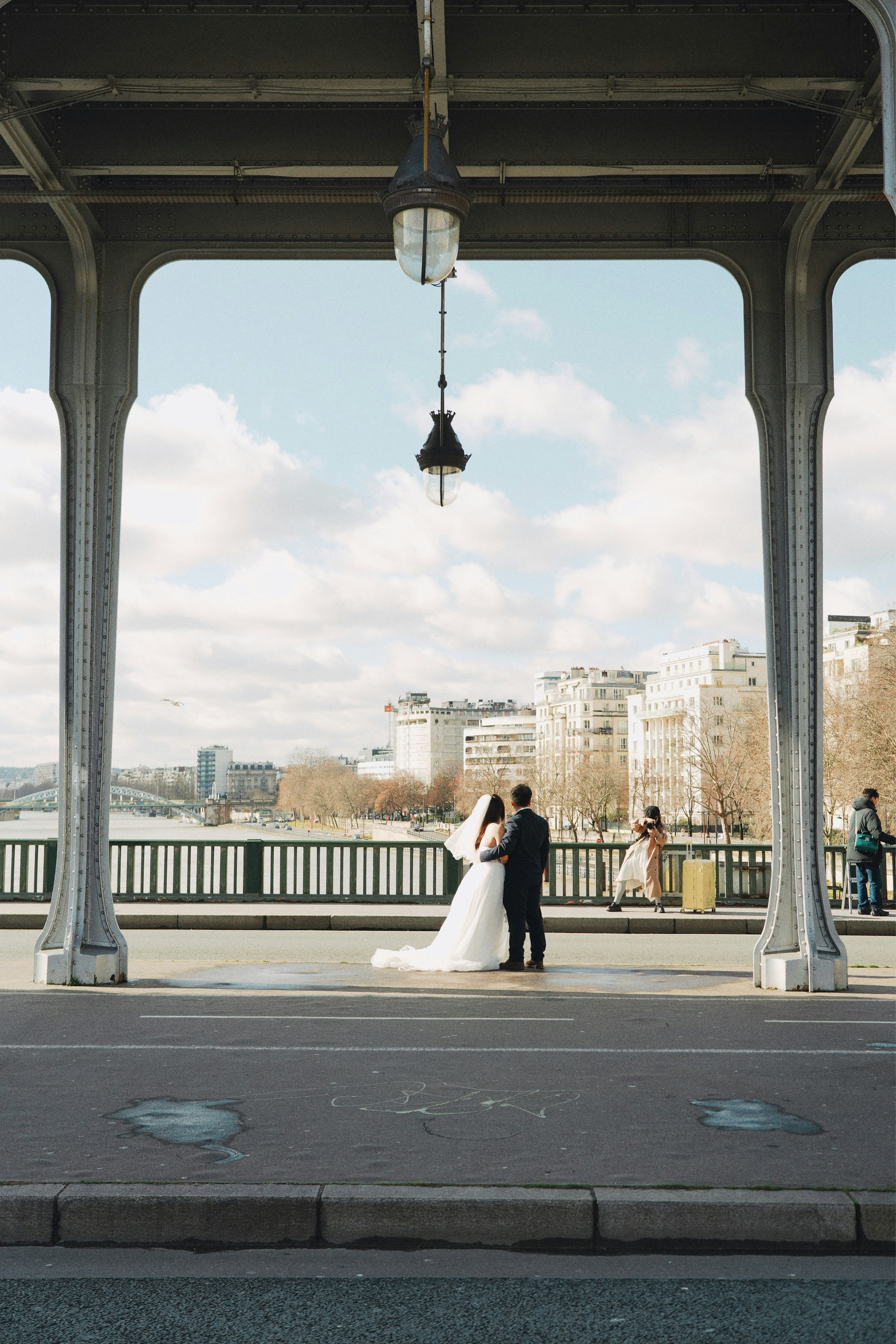 Wedding on the Iron Arch: A Couple’s Moment Under the Bridge