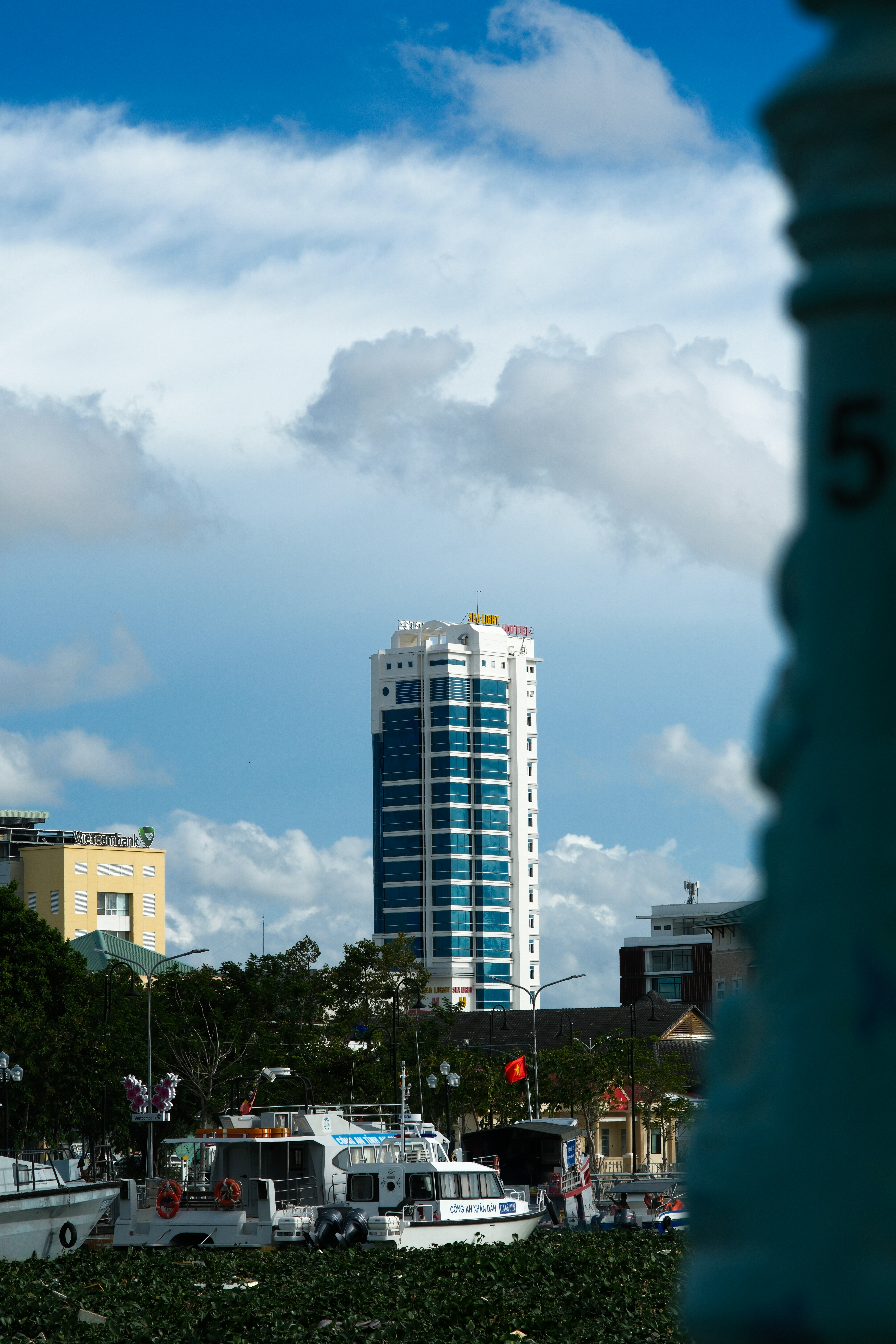 Skyward Tower: A City’s Quiet Harbor Beneath a Wide Blue Sky