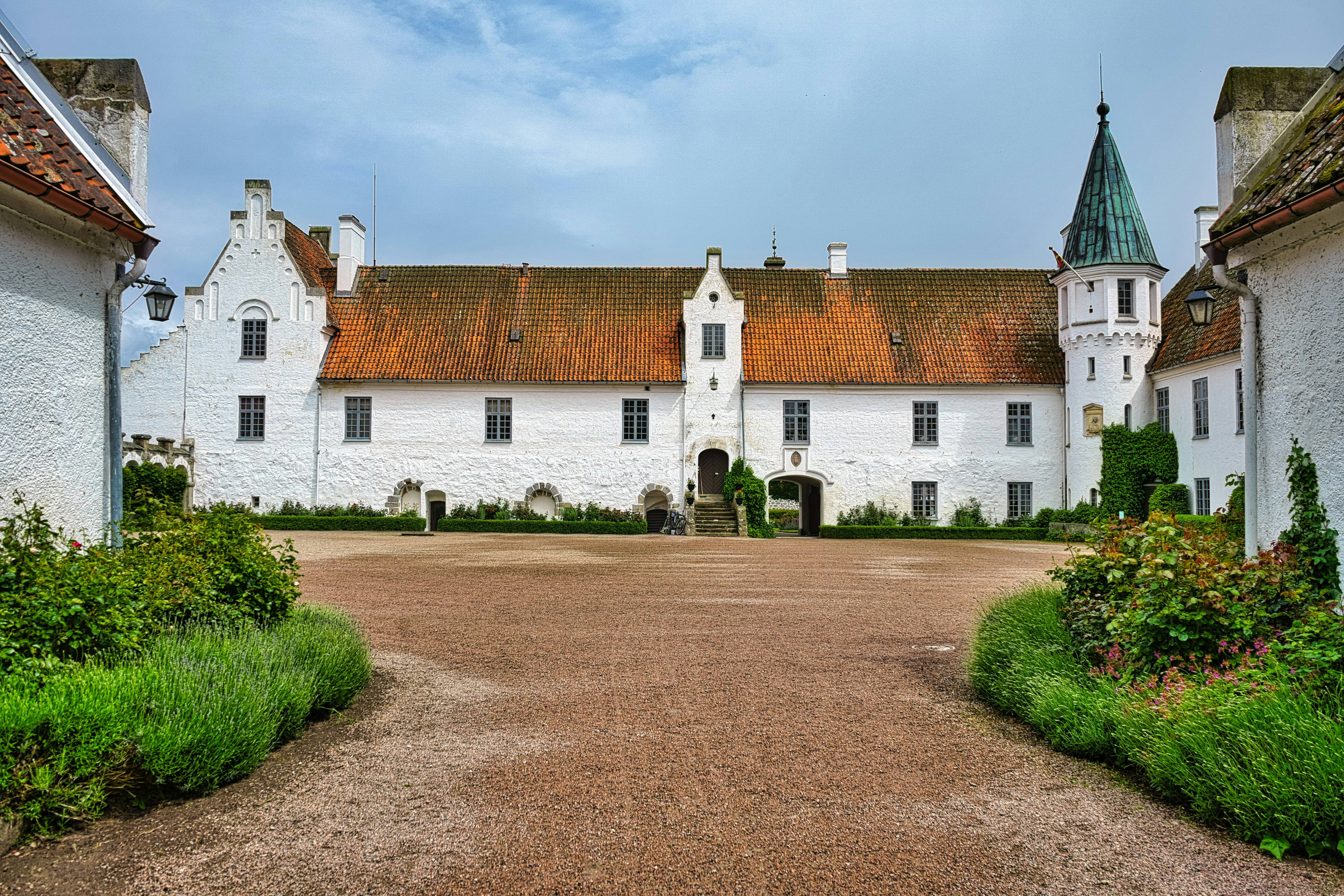 Courtyard Gateways: A Stoic Danish-style Castle Courtyard
