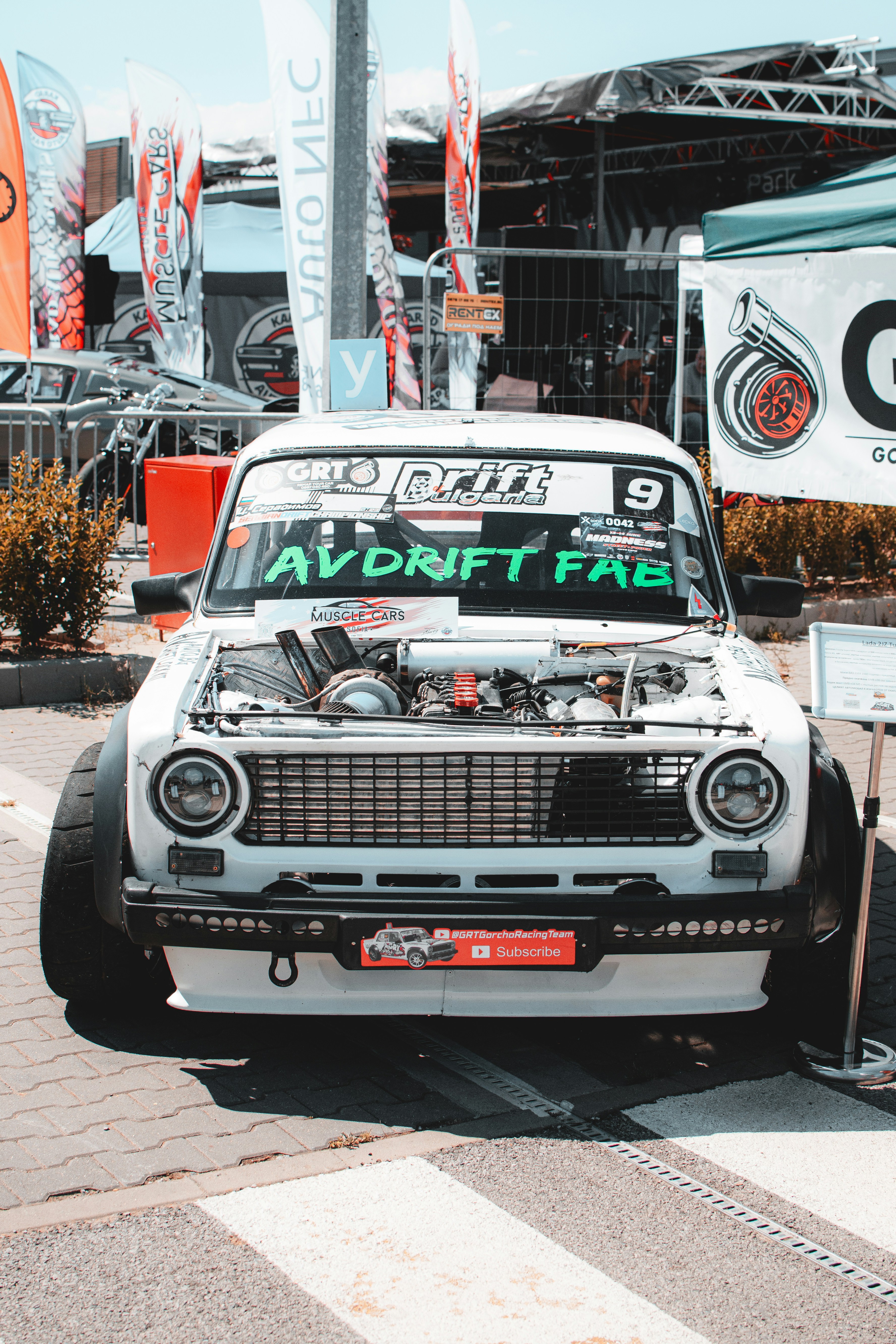 Under the Hood: A Gritty Drift Machine Anchored by a Weathered Glow