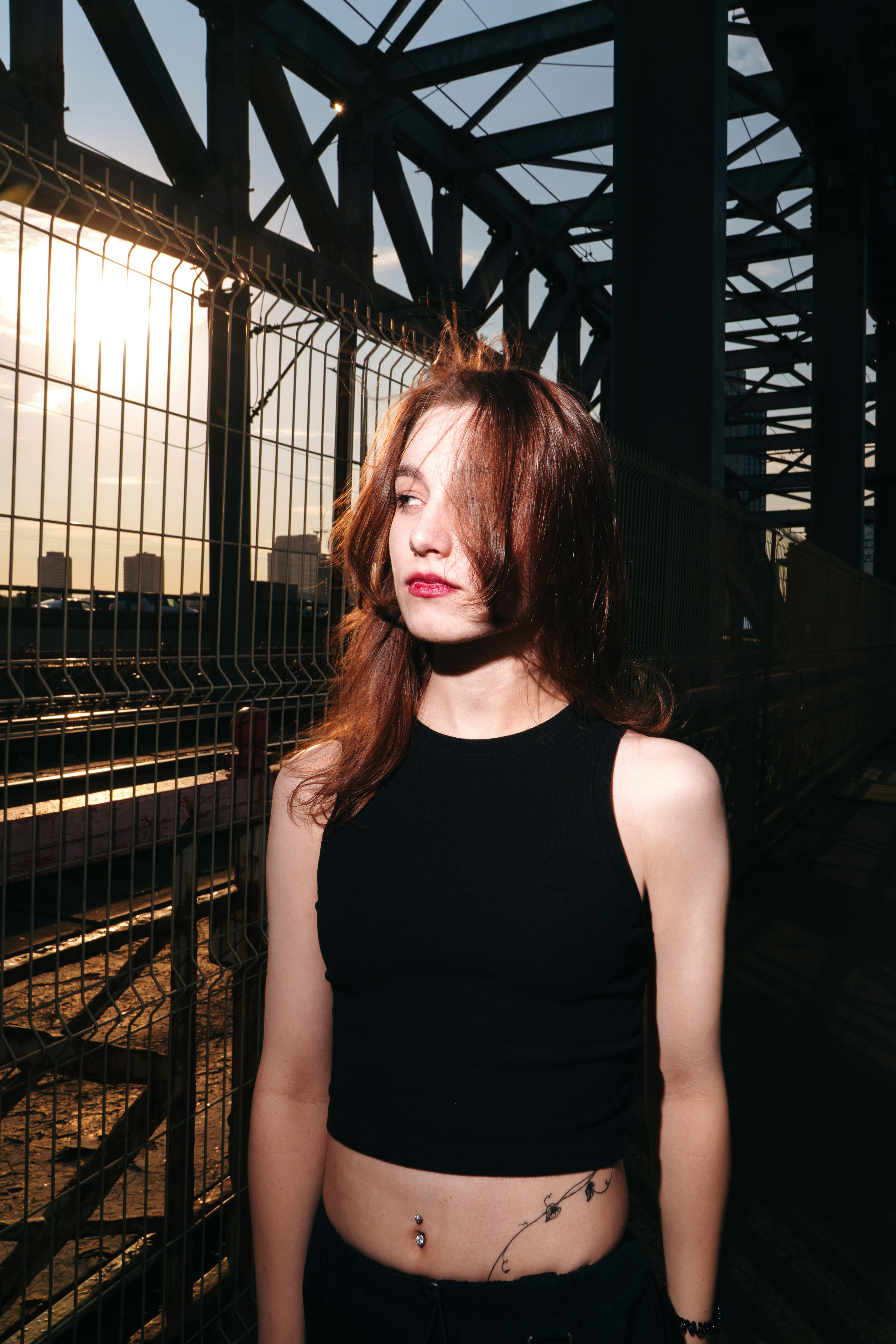 Sunlit Edge: Portrait on the Quiet Span