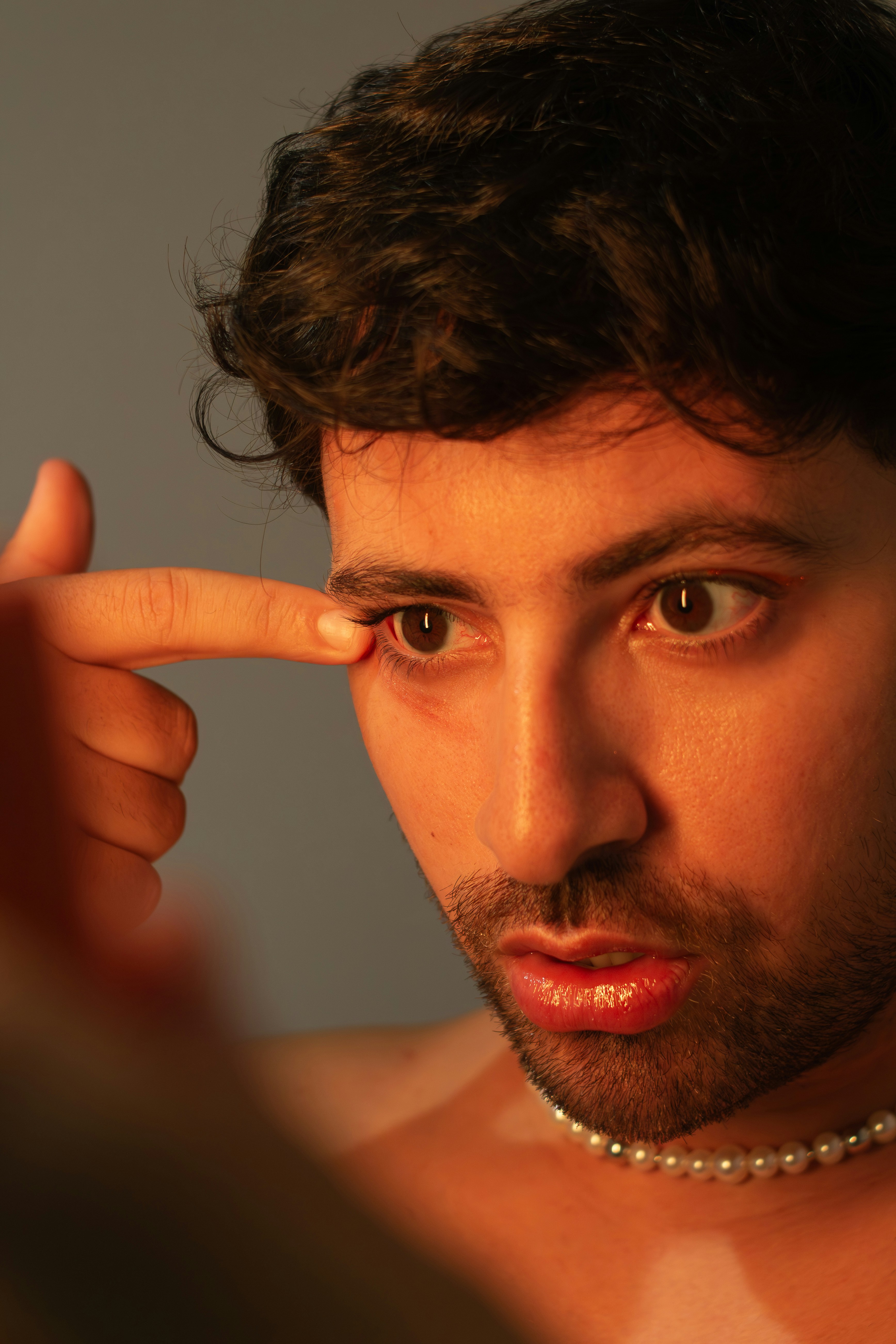 Gaze in Control: A Close-Up of Intense Focus