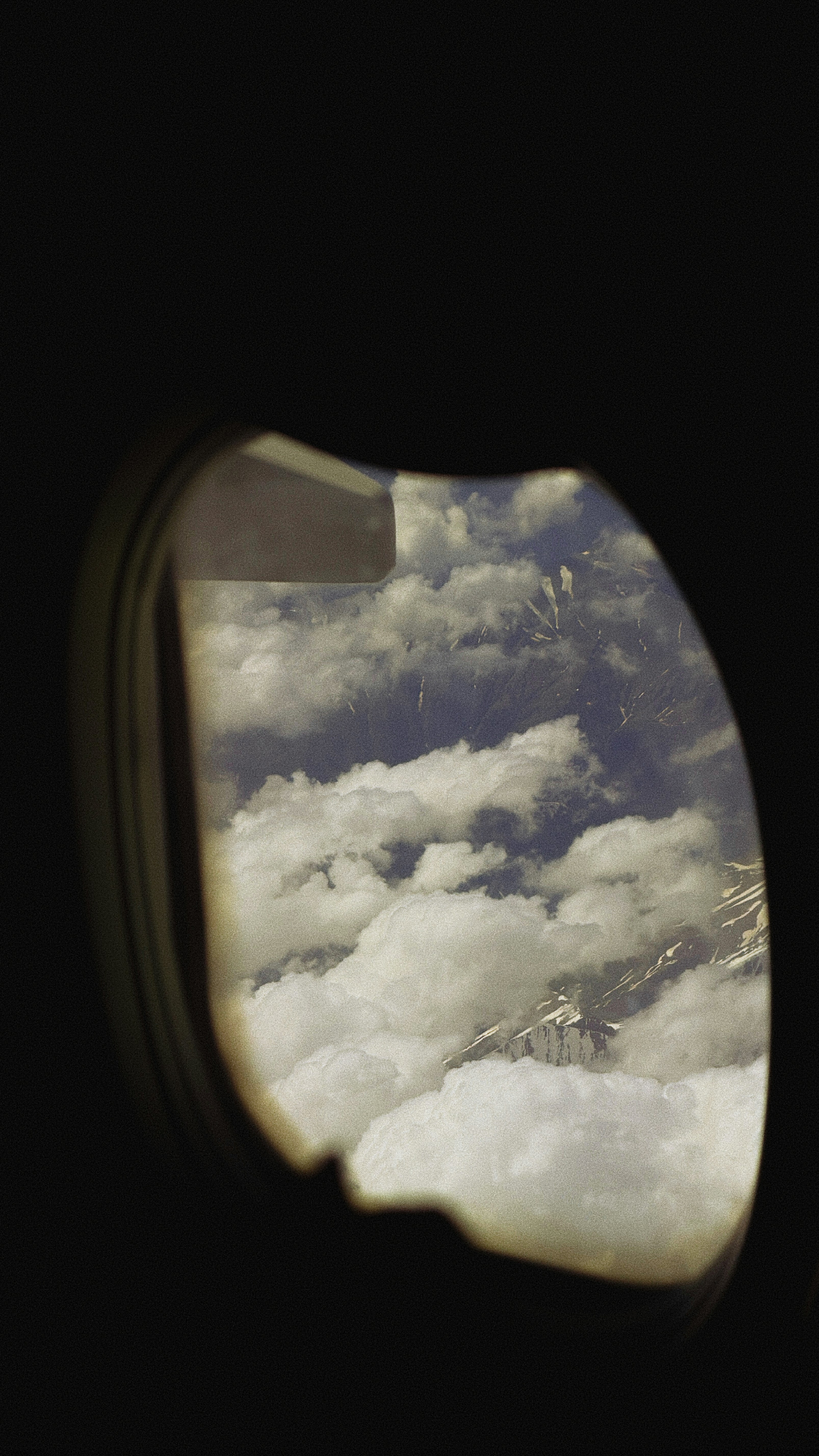 Cloudscape Through a Passenger Window