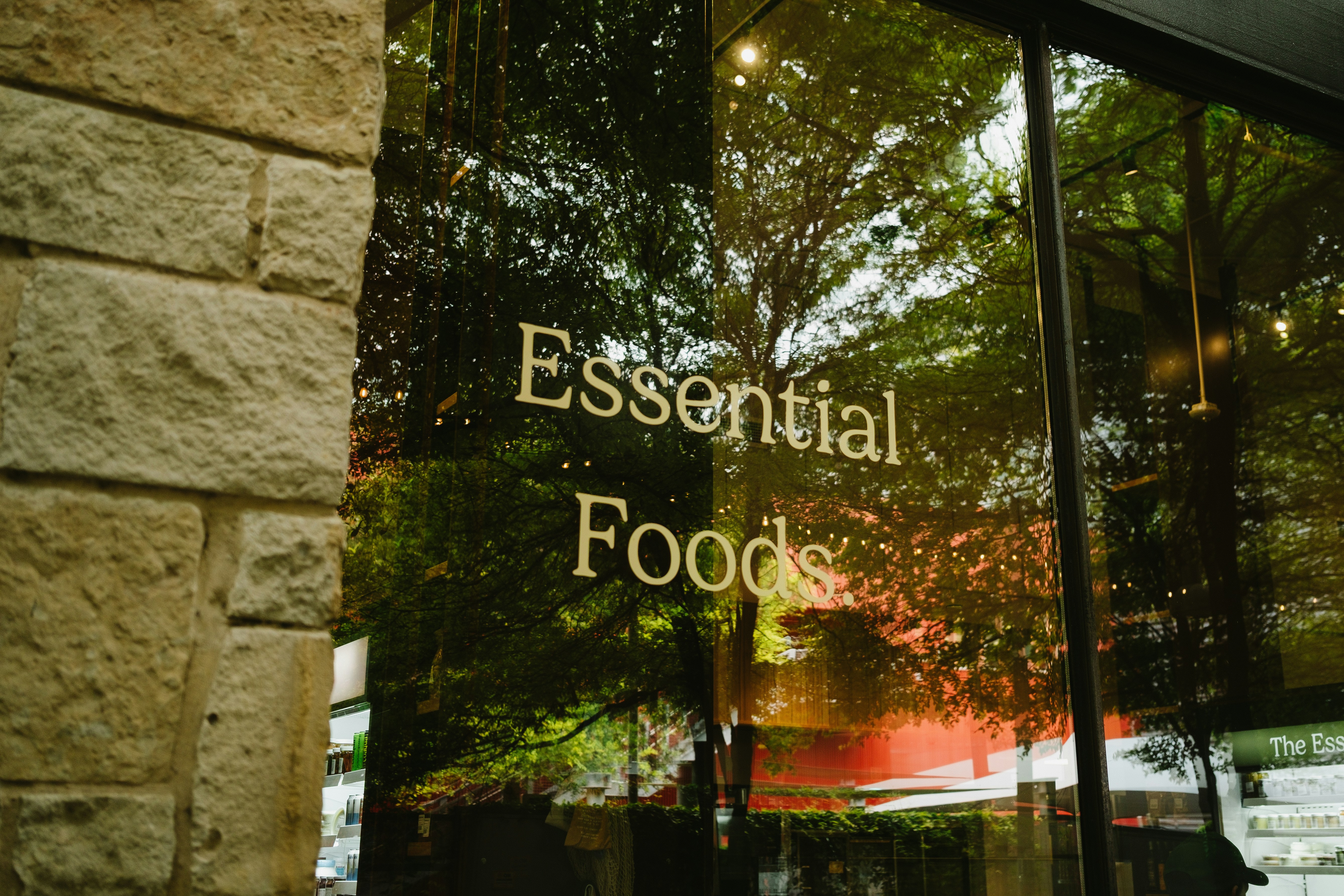Essential Glass: Reflections of Spring in a Storefront