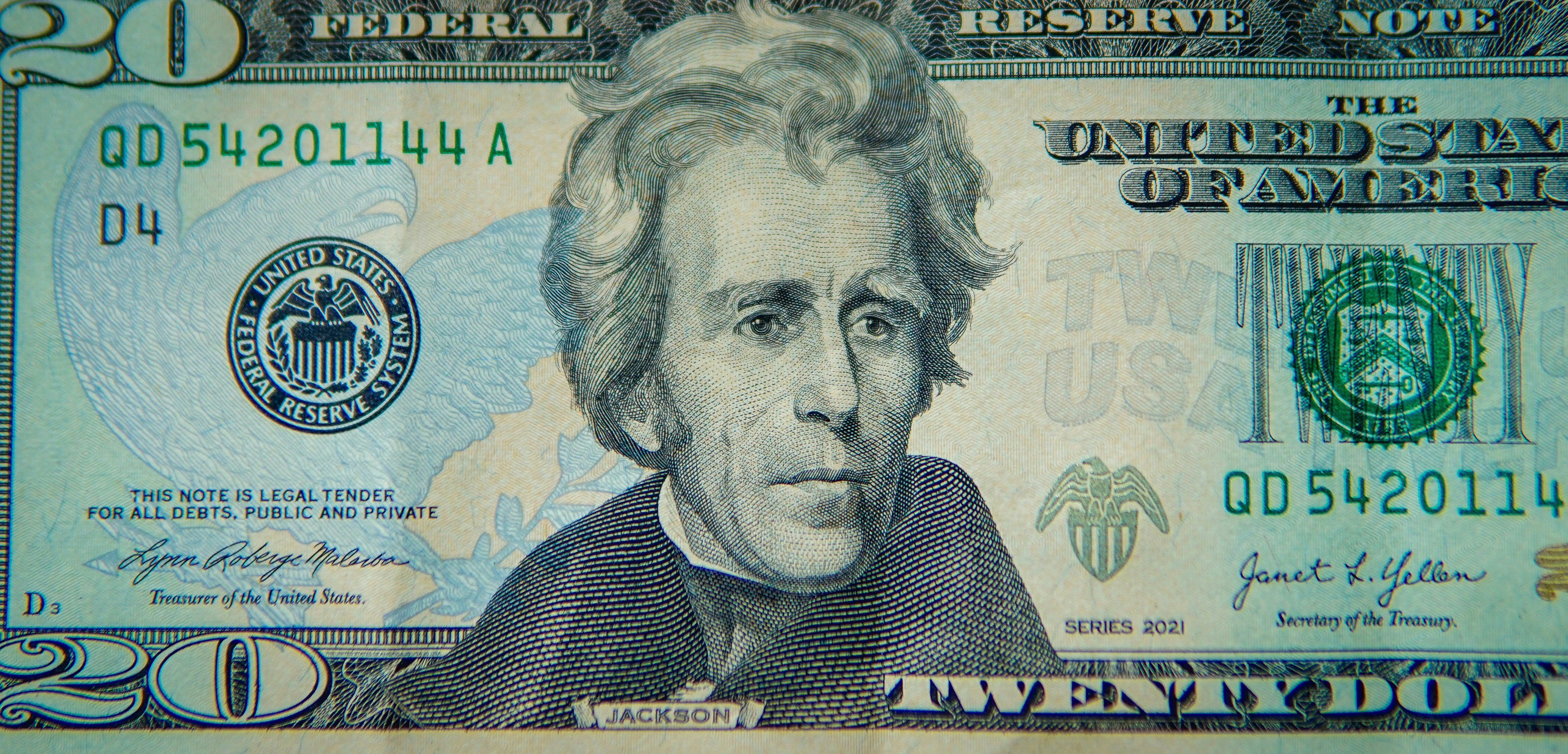 Portrait of a Cornered Historian: A $20 Federal Note with James Jackson