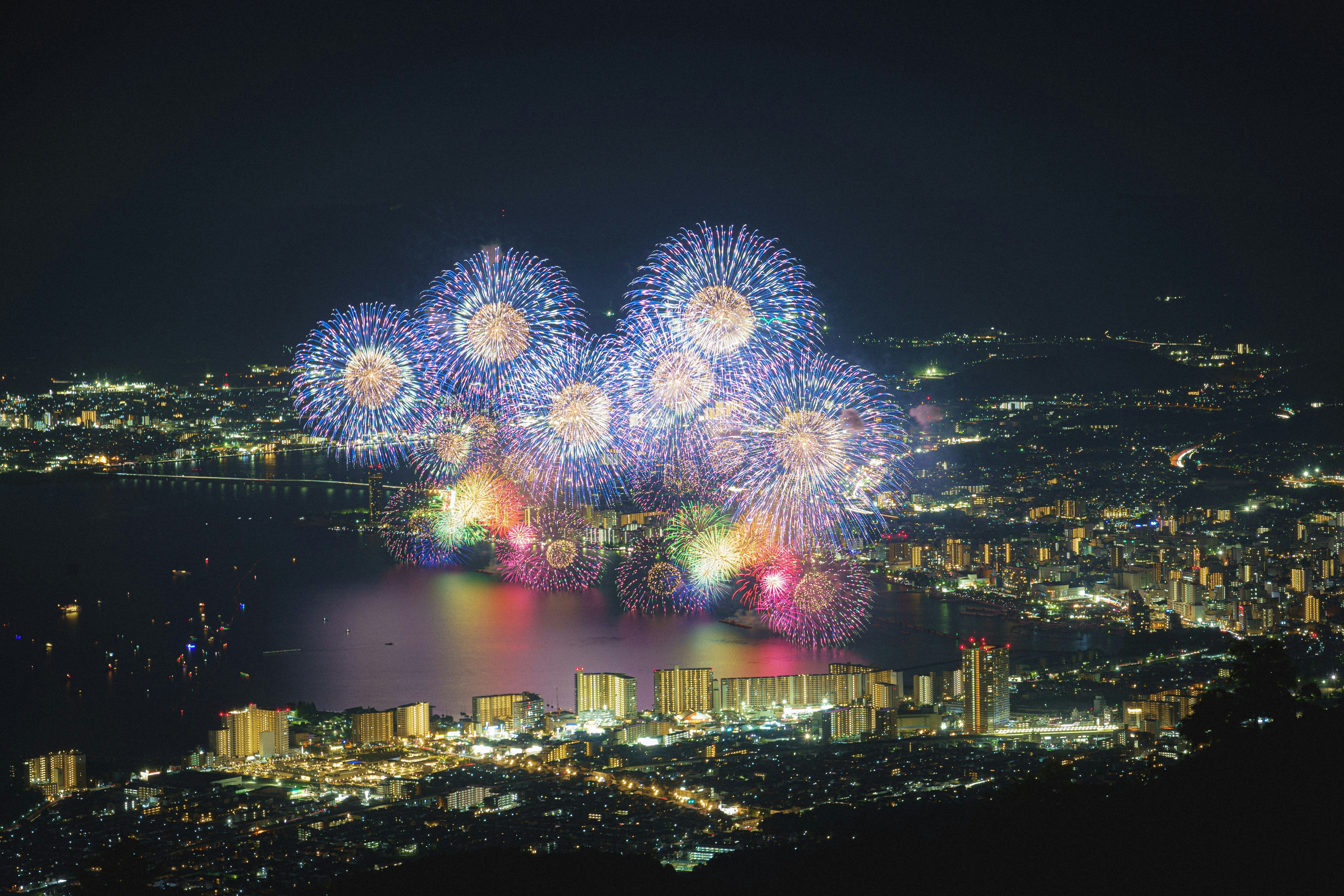 City of Sparks: Fireworks Bloom Over the Harbor
