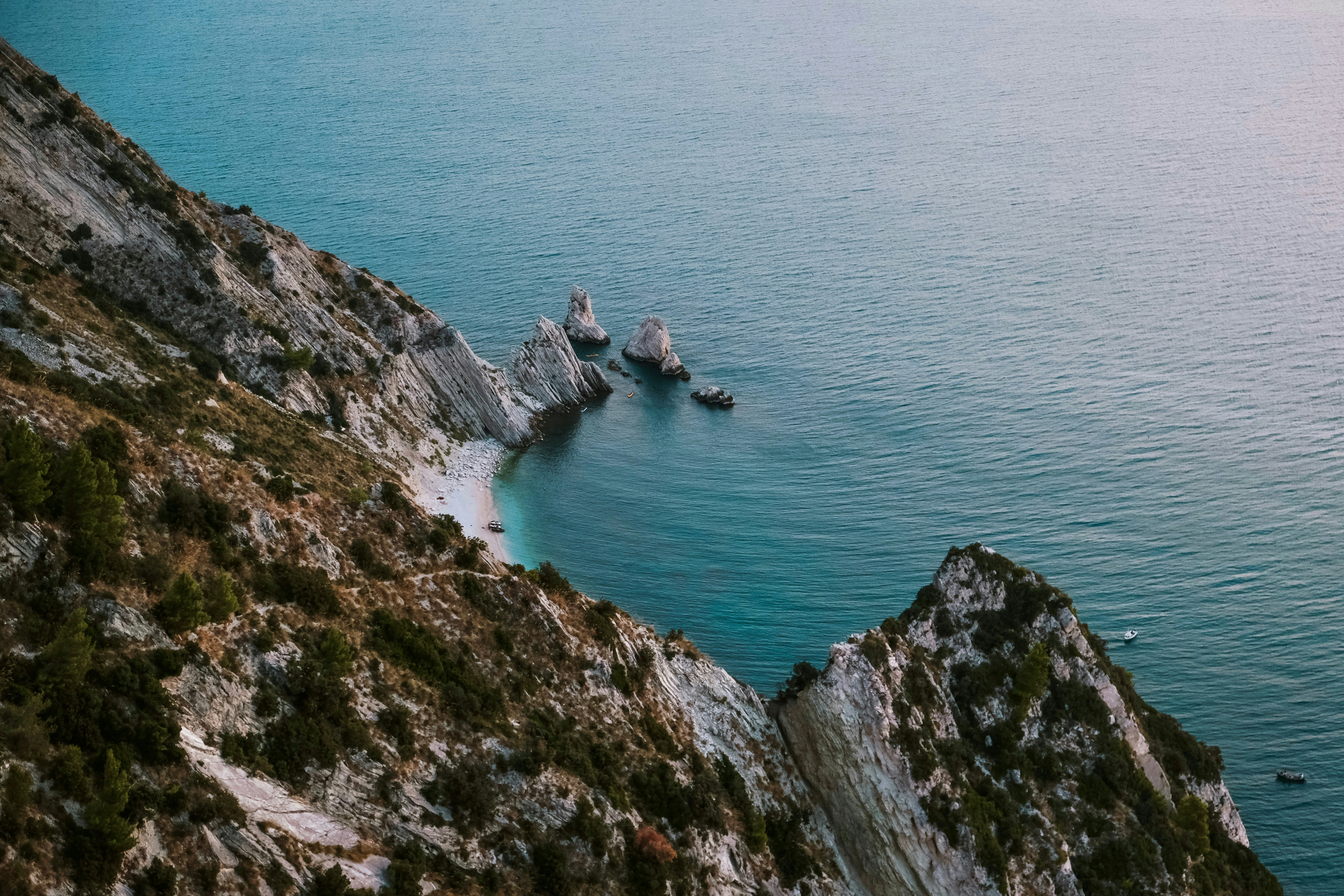 Cliffside Overlook into Turquoise Seas