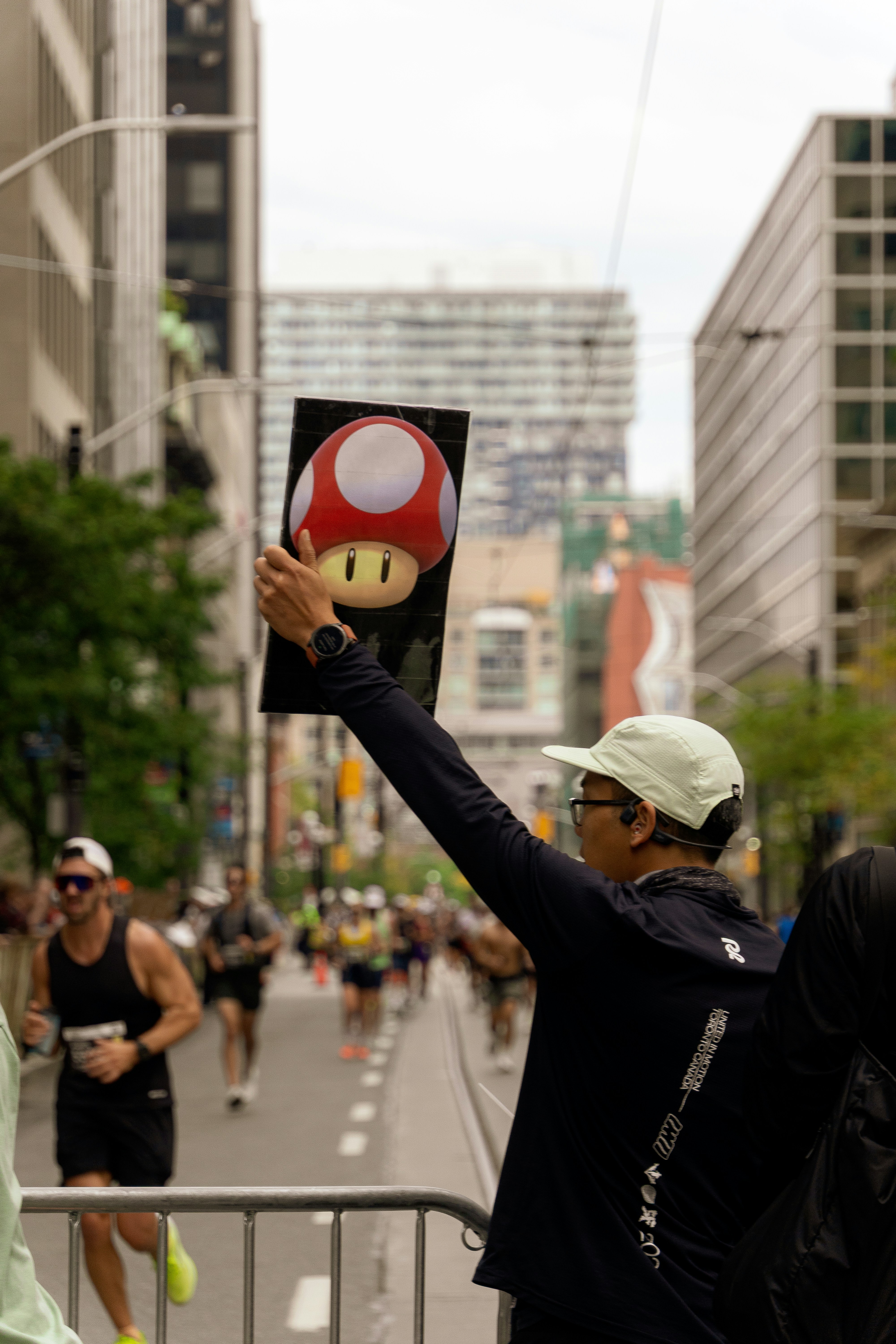 Chasing a Cardboard Mushroom Through the City Parade