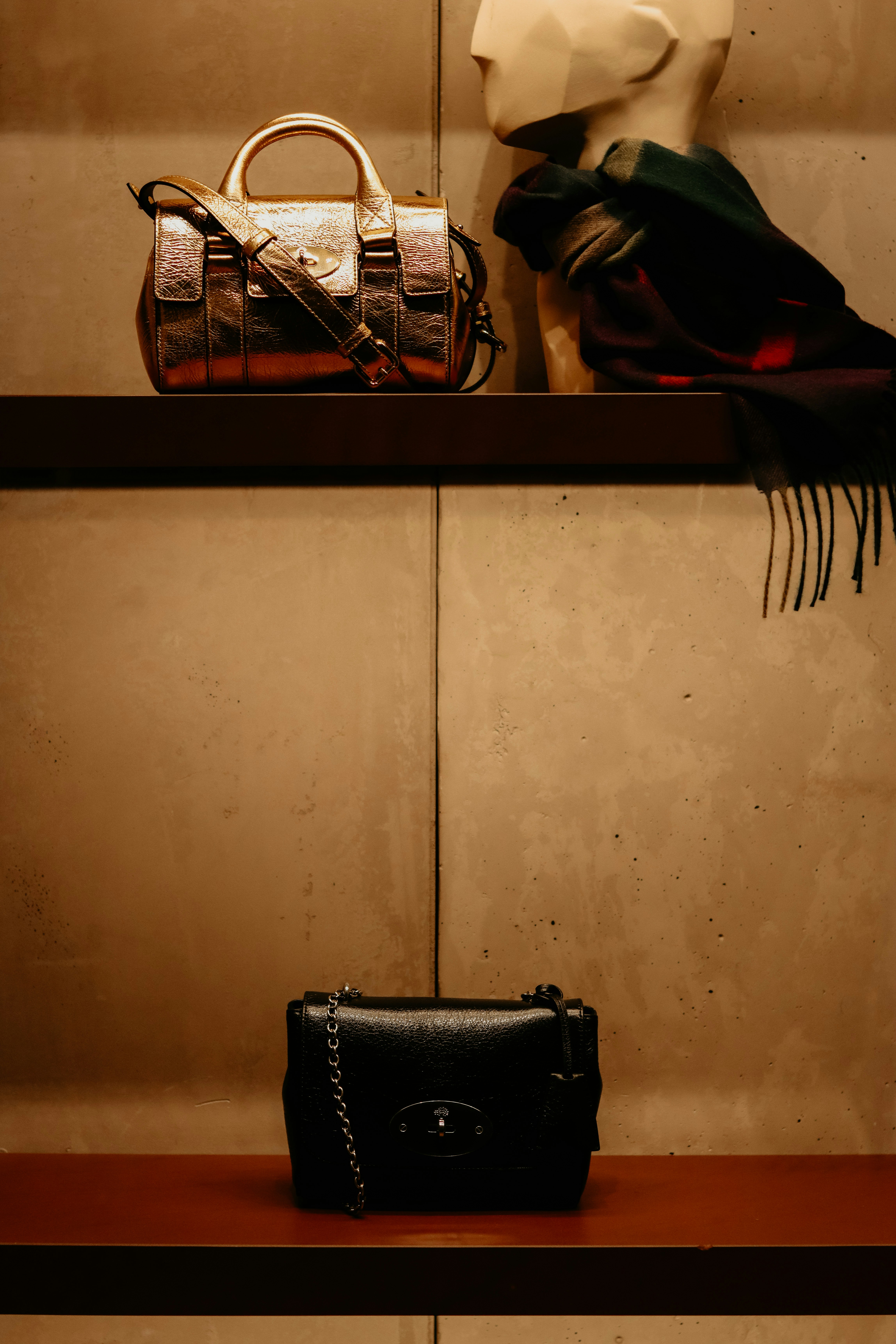 Muted Luxe: Handbags in a Quiet Display