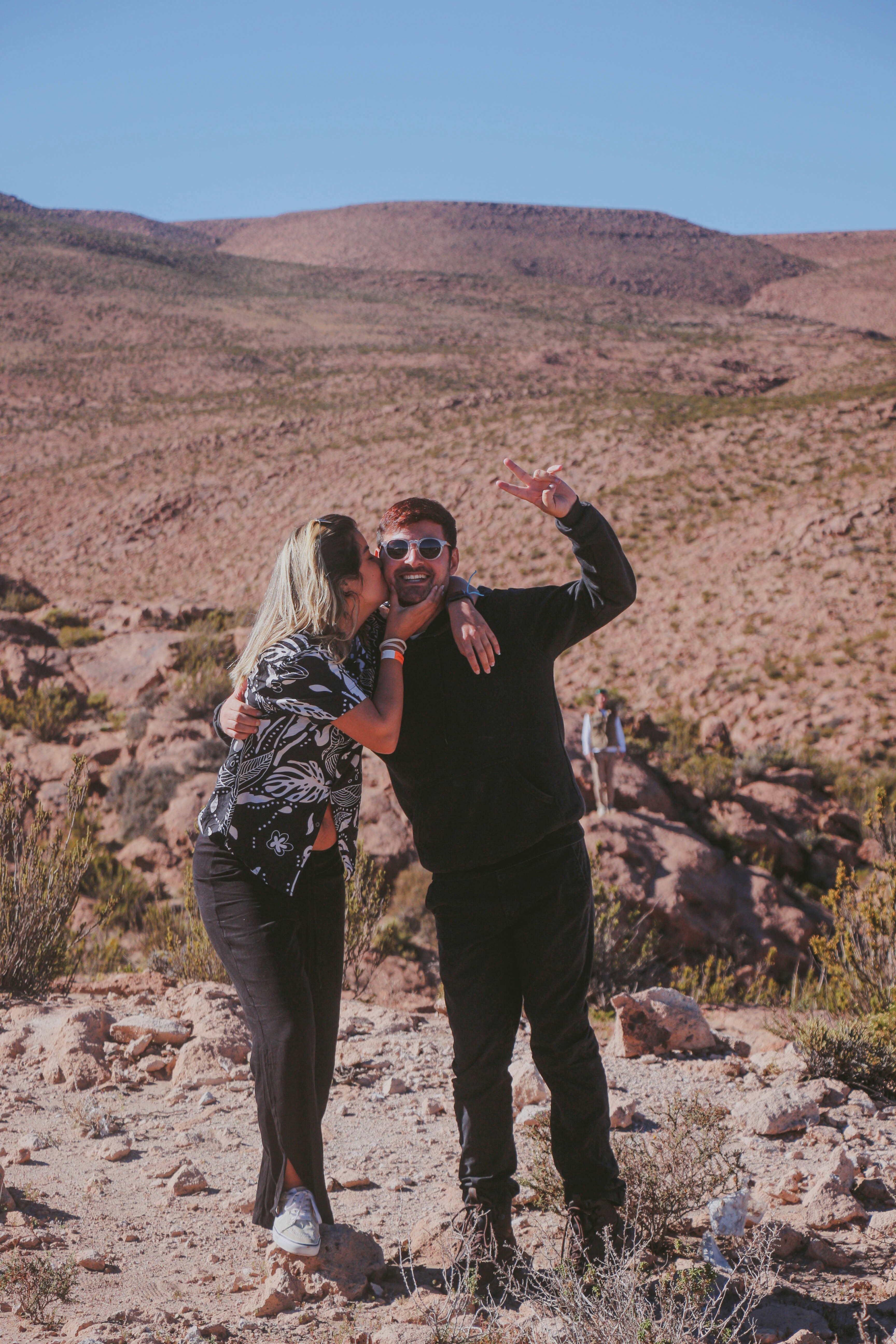 Desert kiss at the overlook