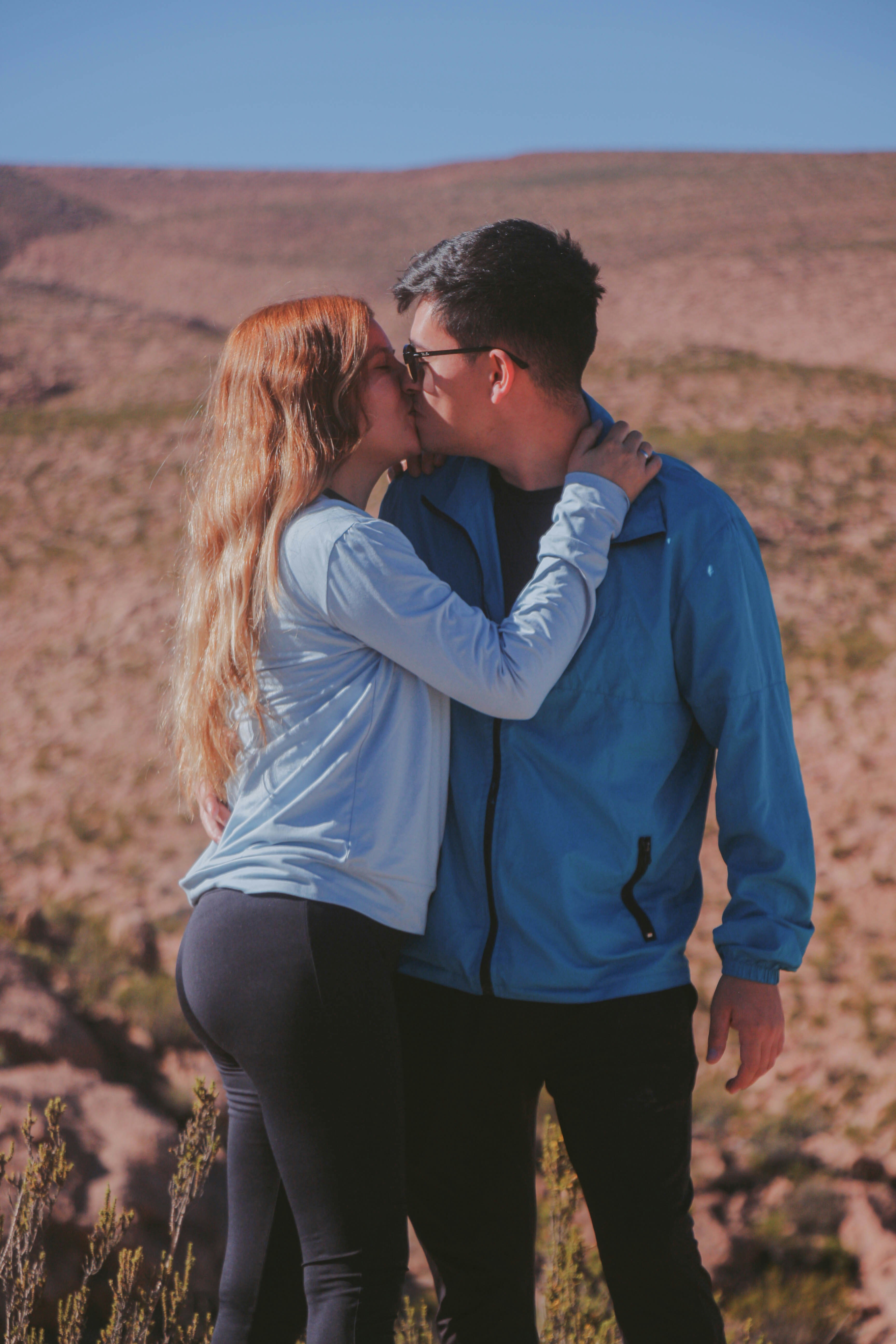 Kiss in the Desert Light