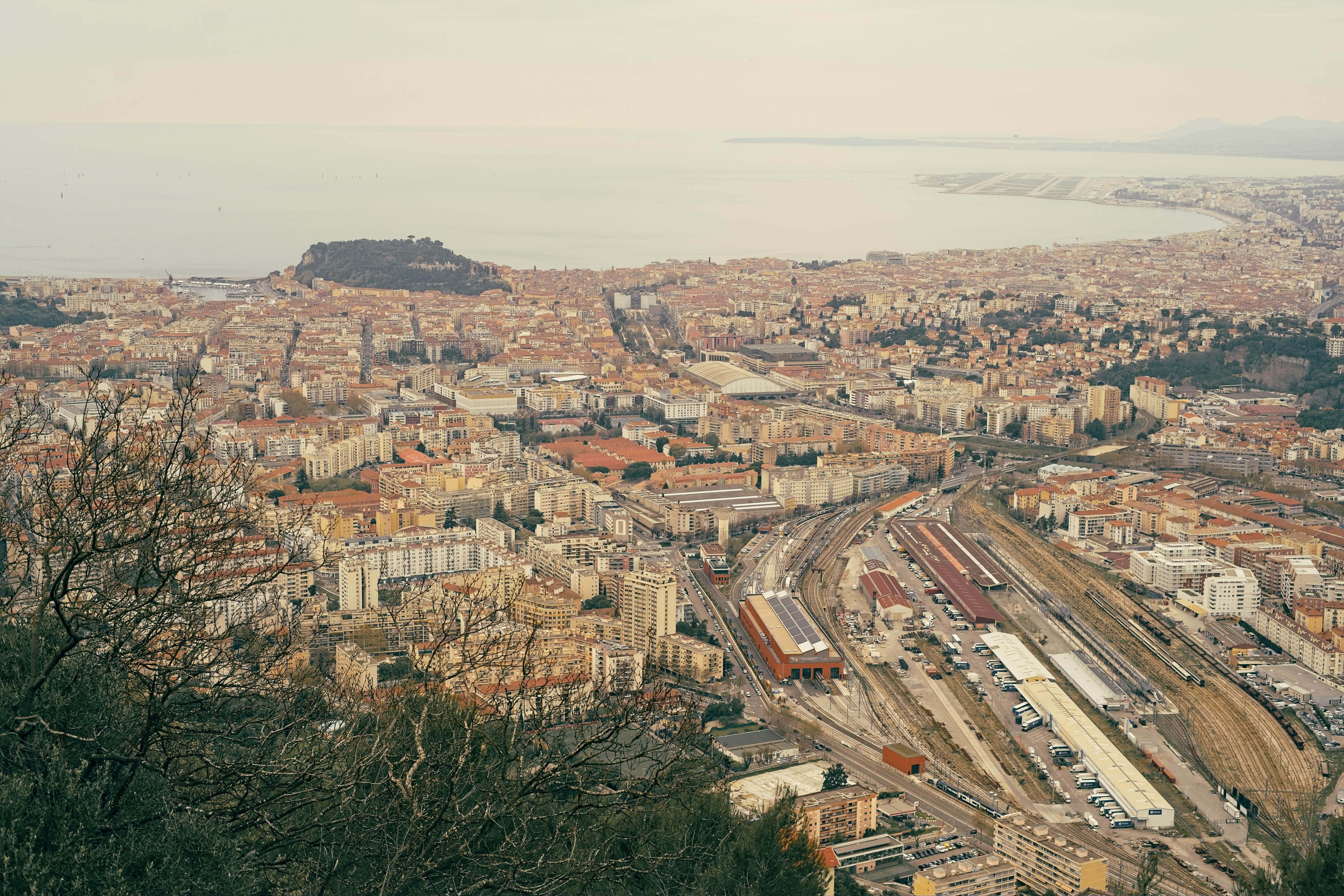 Coastal Basin Looking Toward the Hillside City