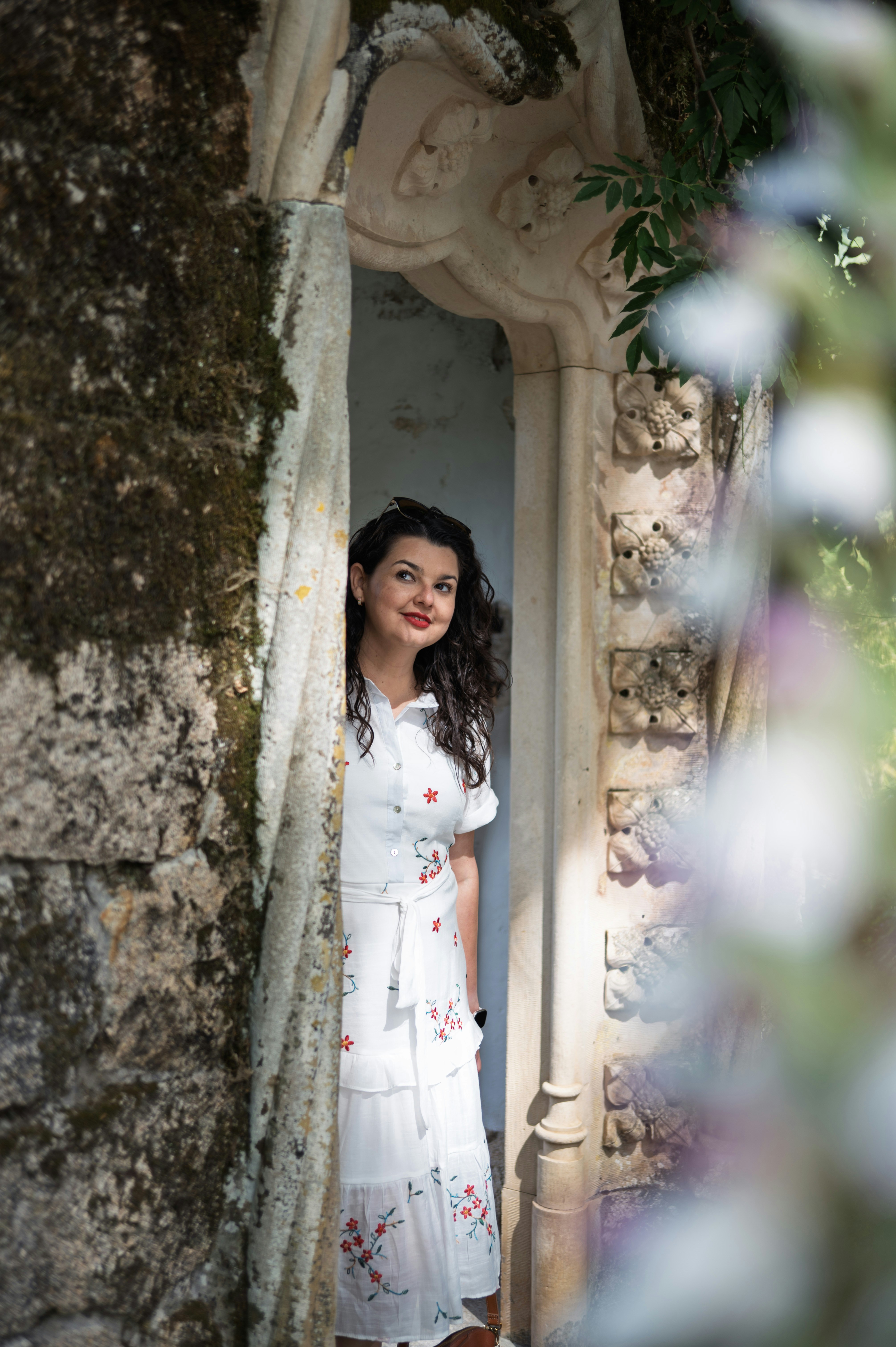 Doorway Dreamer: A Portrait in an Ancient Arch