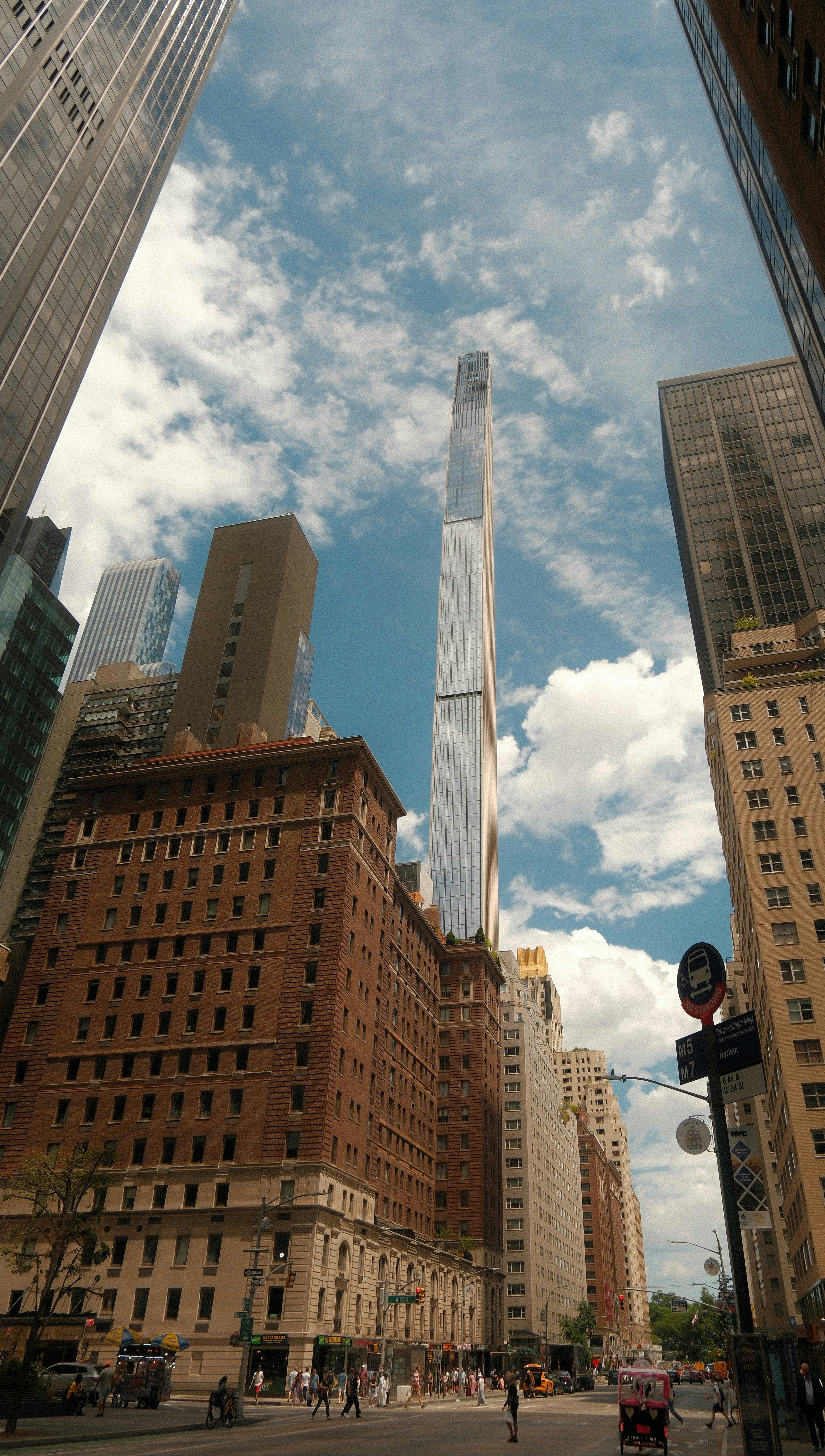 Skyward Needle: A Manhattan Portrait with One World Tower Rising