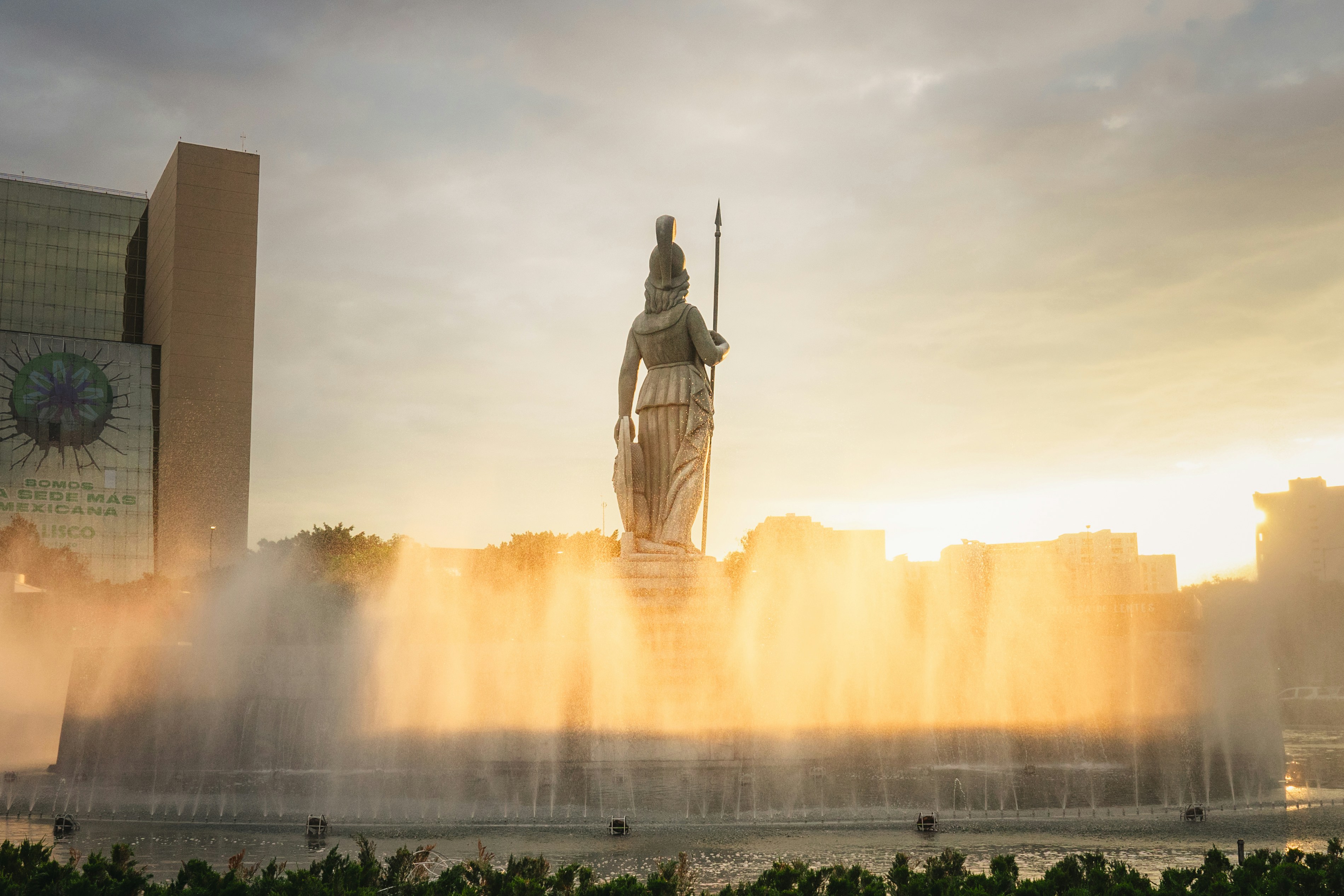 Morning Mist Over the Grand Statue