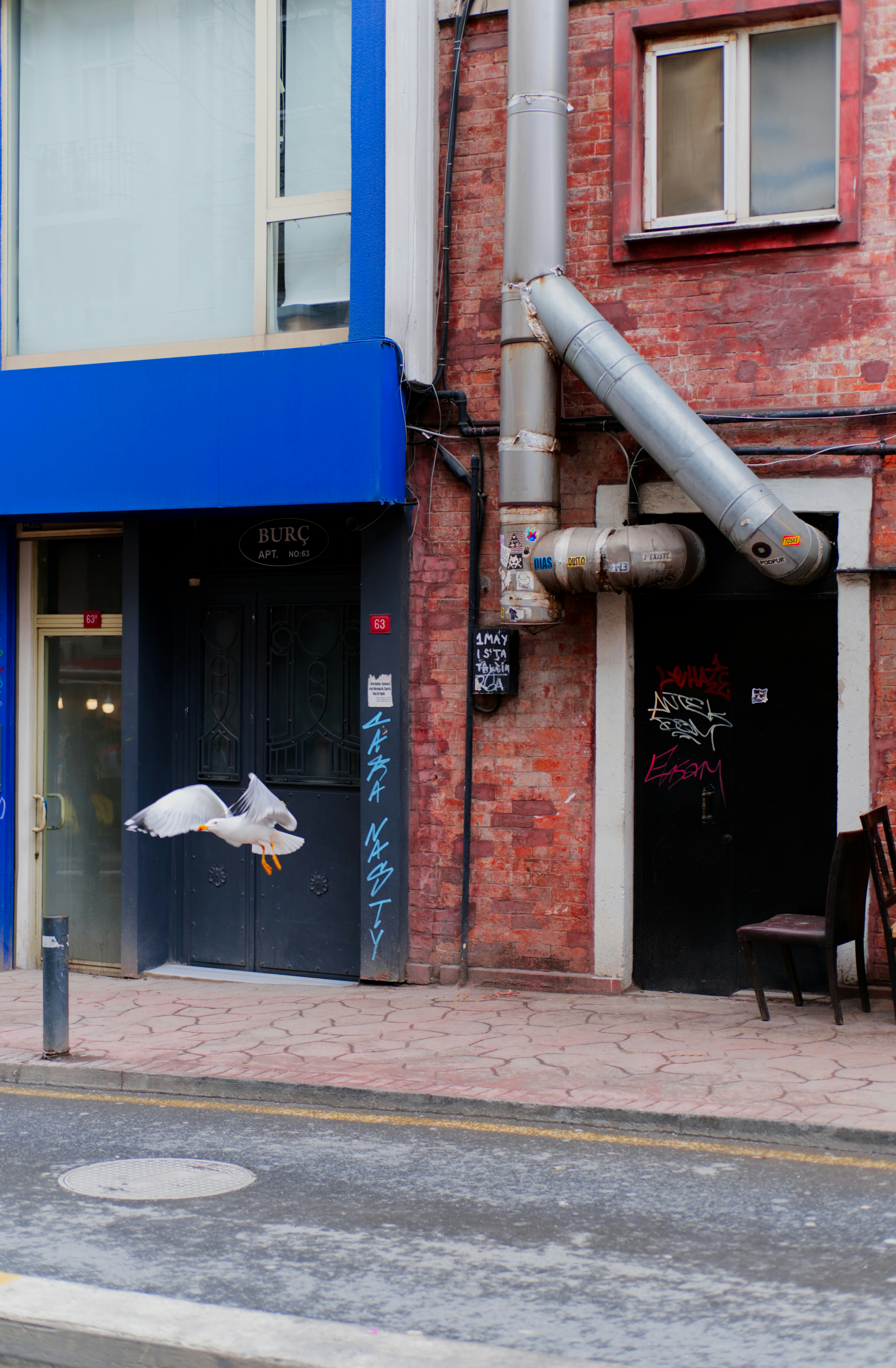 Winged Comet Over the Brick Alley