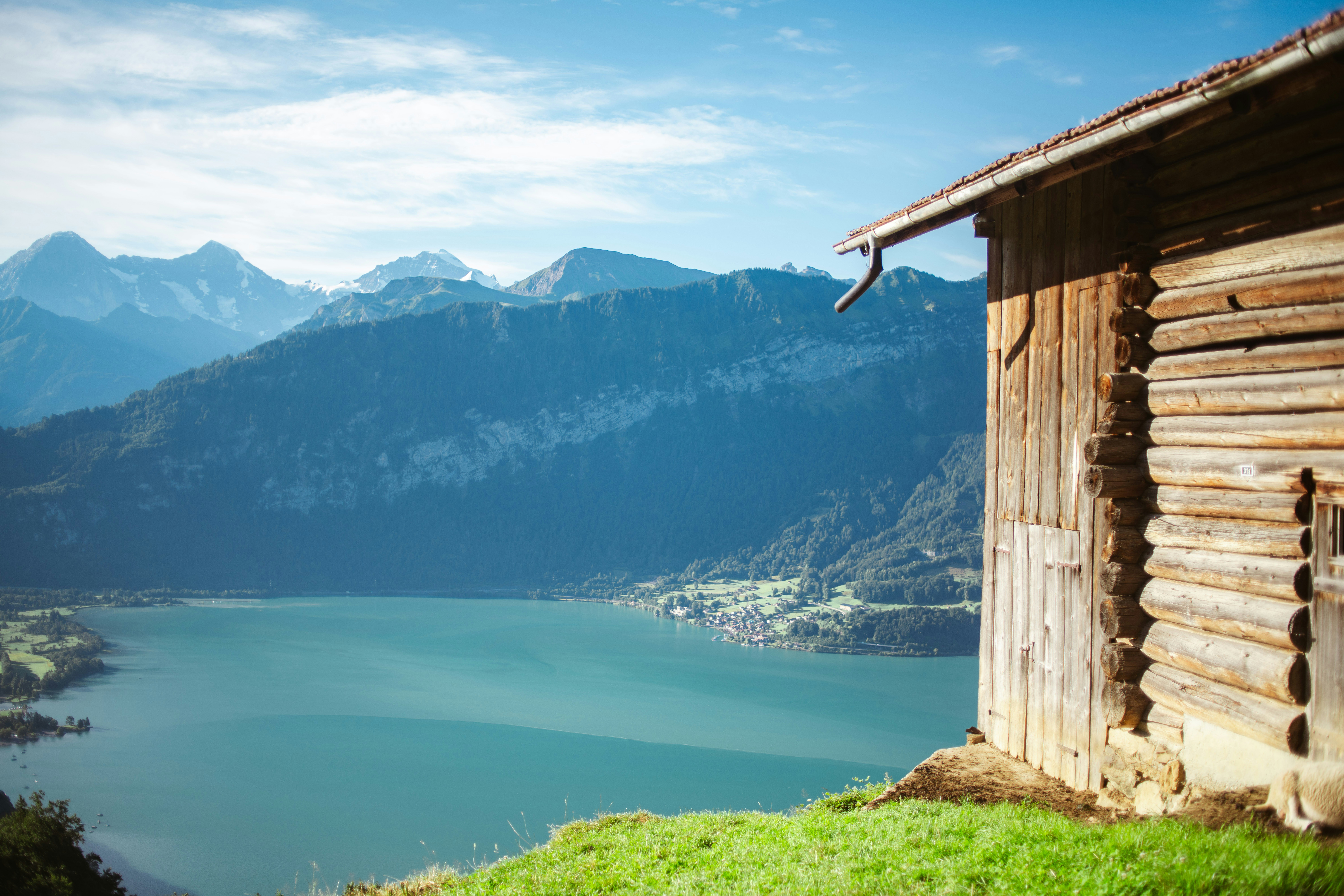 Lakeside Chalet Overlooking Alpine Fjord