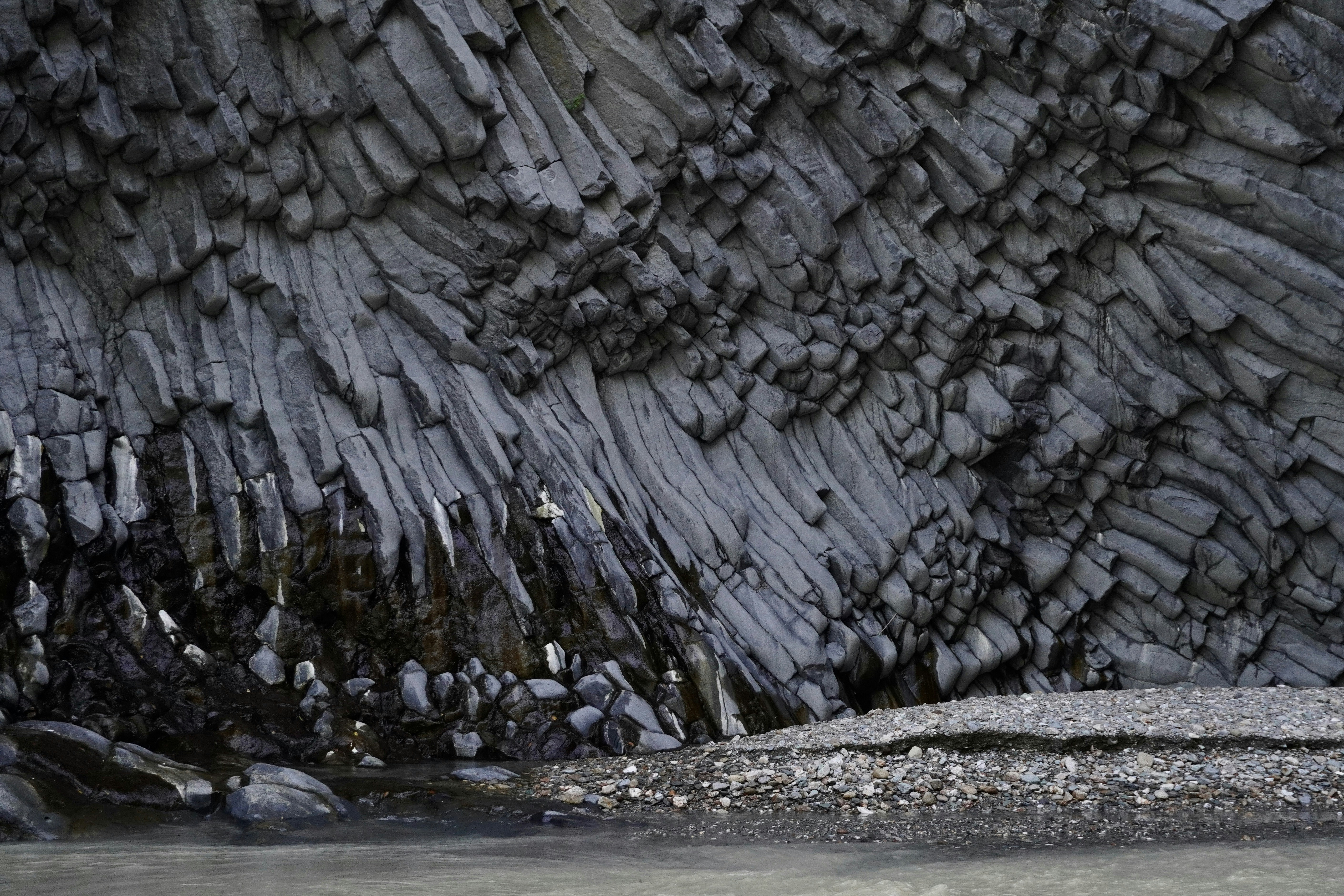 Basaltic Staircase at the Shoreline