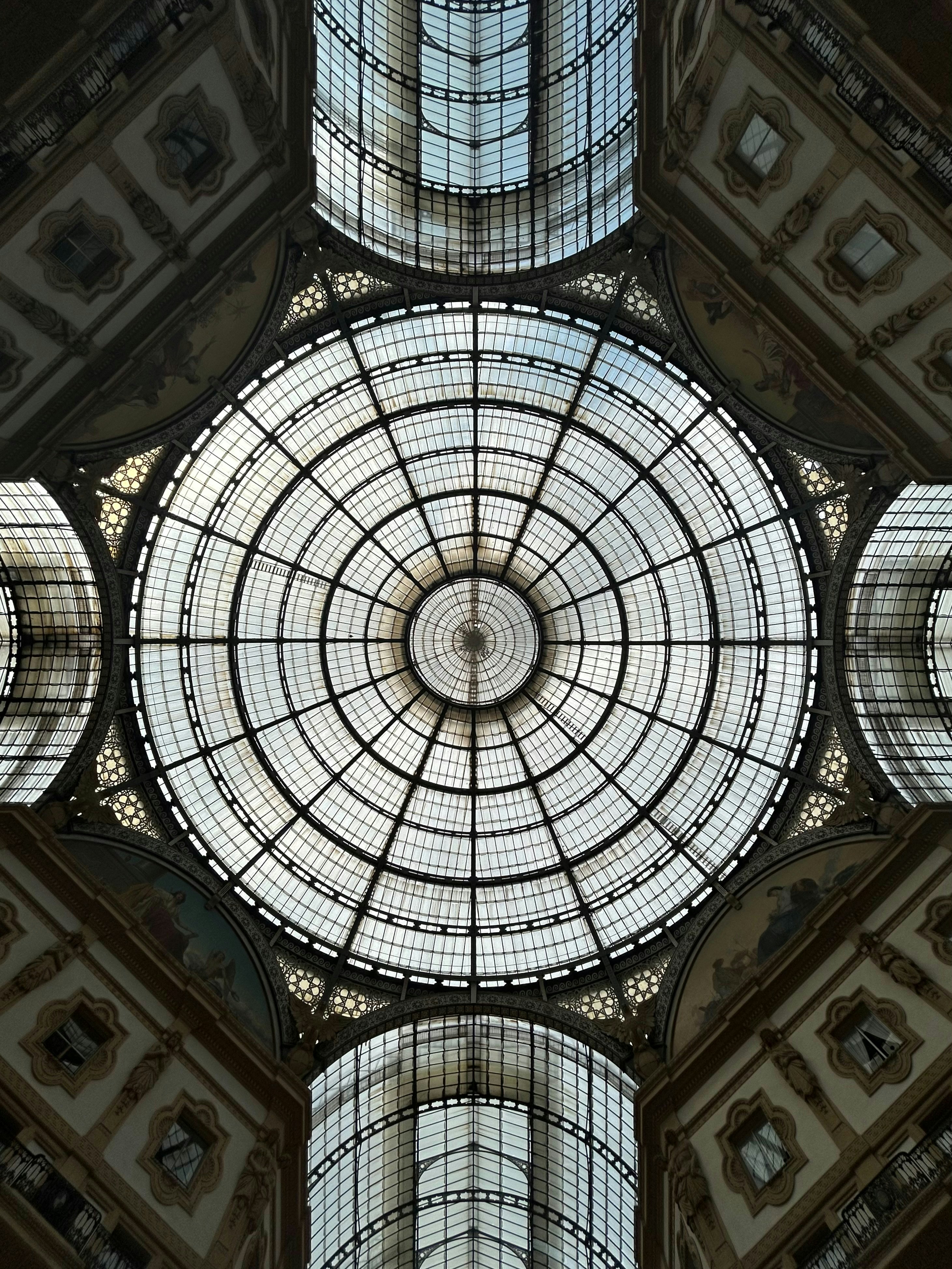 Stained Glassed Orbit: Symmetry of a Grand Glass Dome