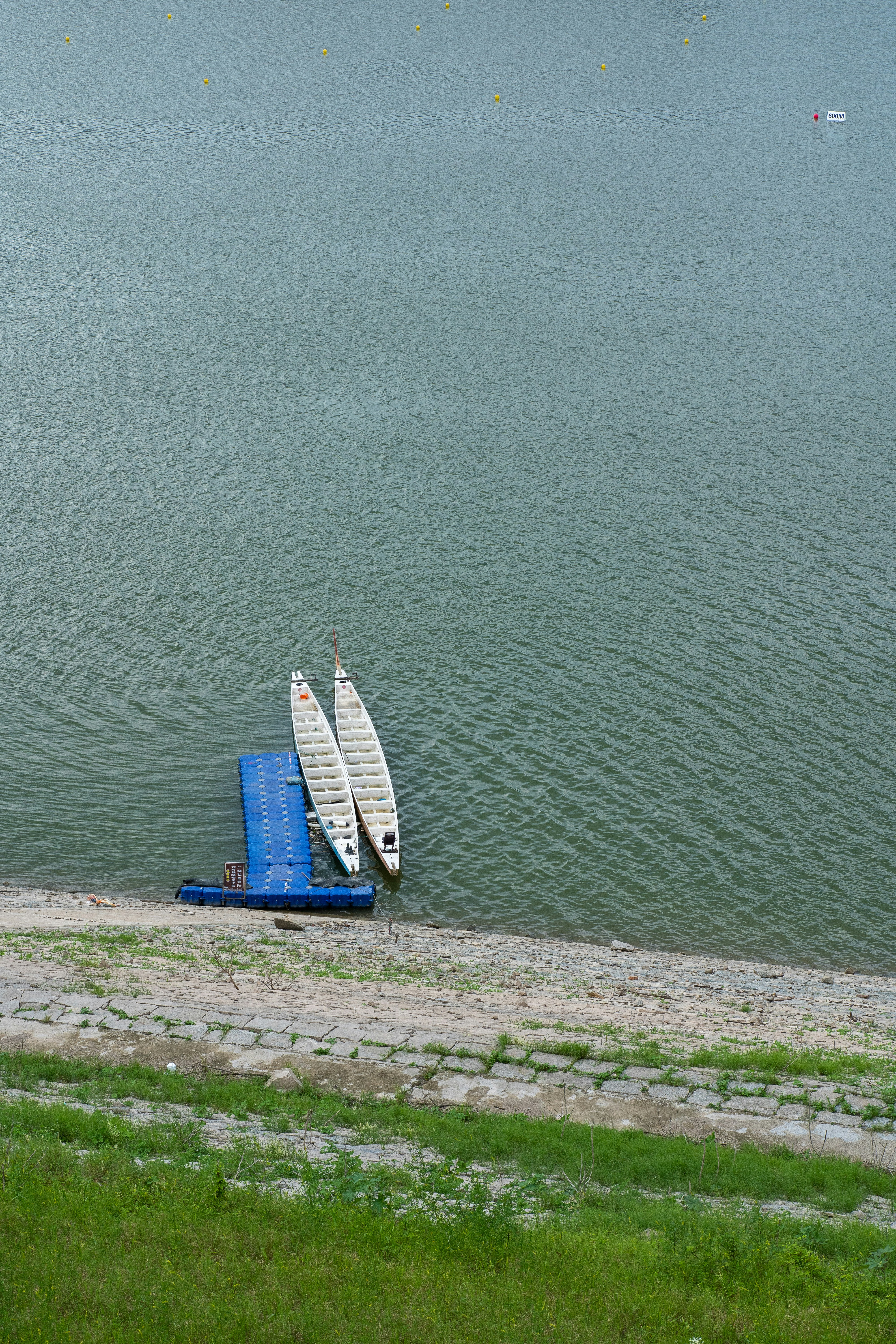Blue Dock and Gate of Quiet Water