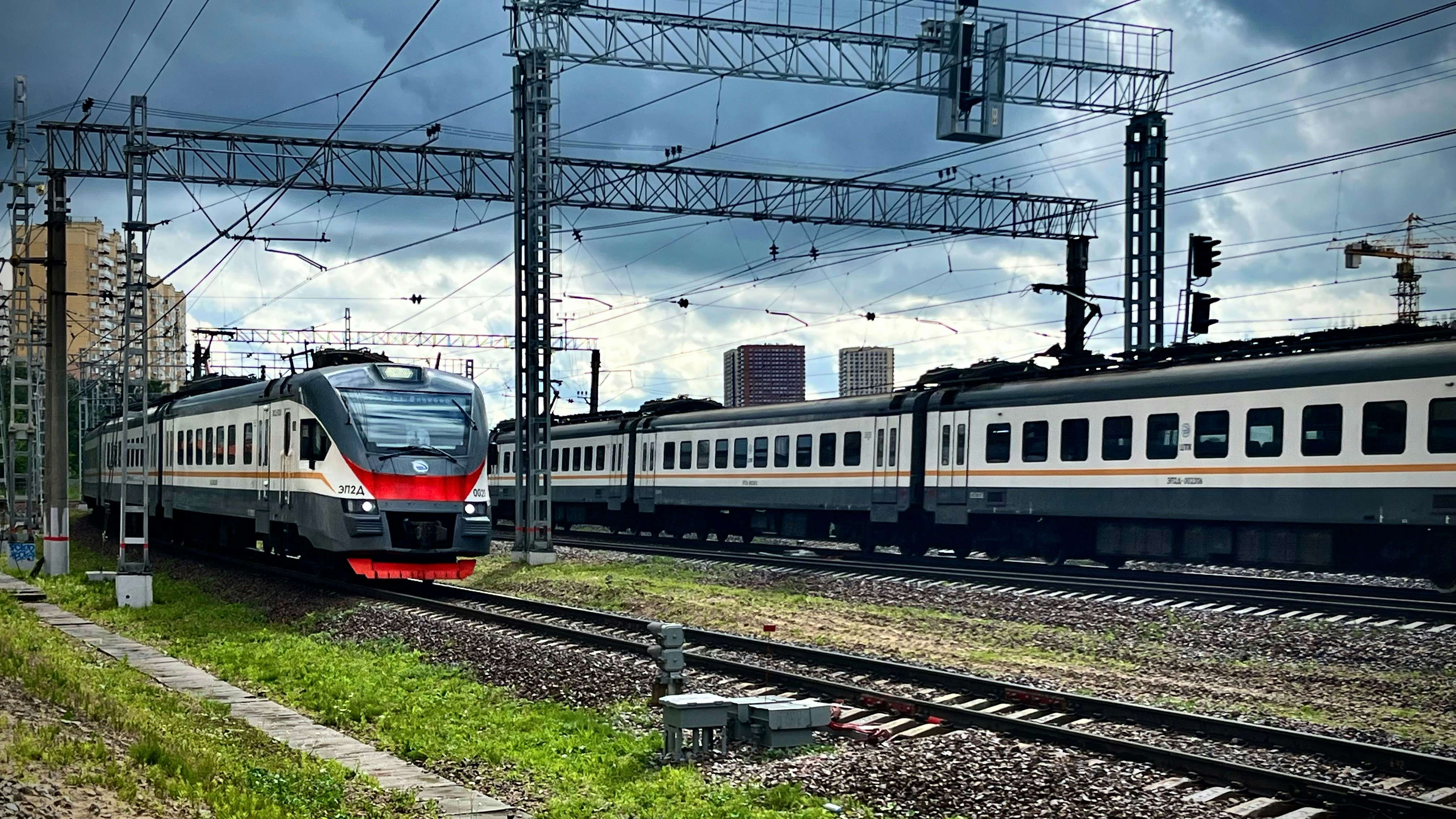 Opening Cut: An Arriving Train Stirs the Evening Rail Yard