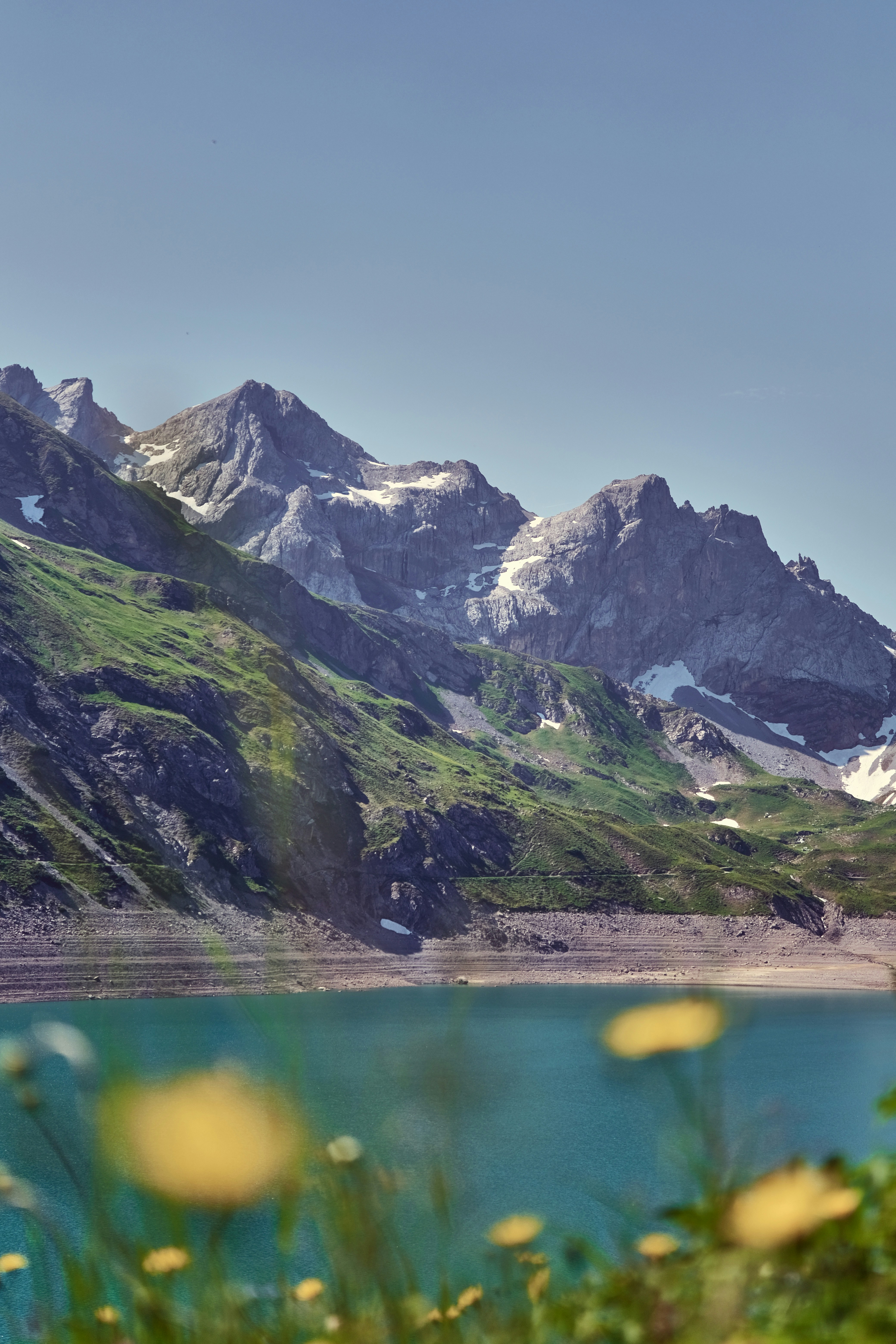 Acerated Peaks Above a Quiet Alpine Lake