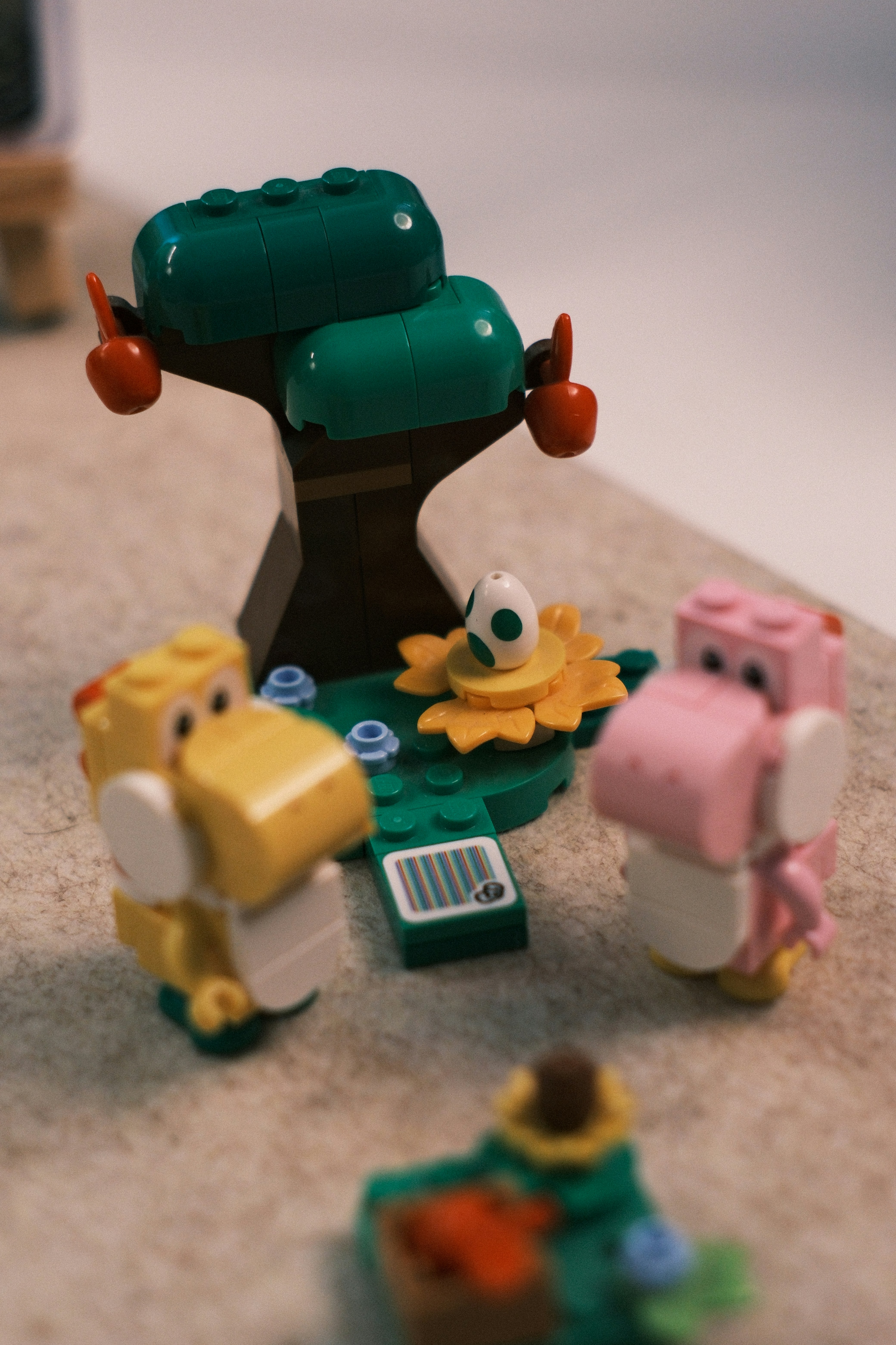 Lego Friends Circle: Playful Critters Gather Around a Magical Tree