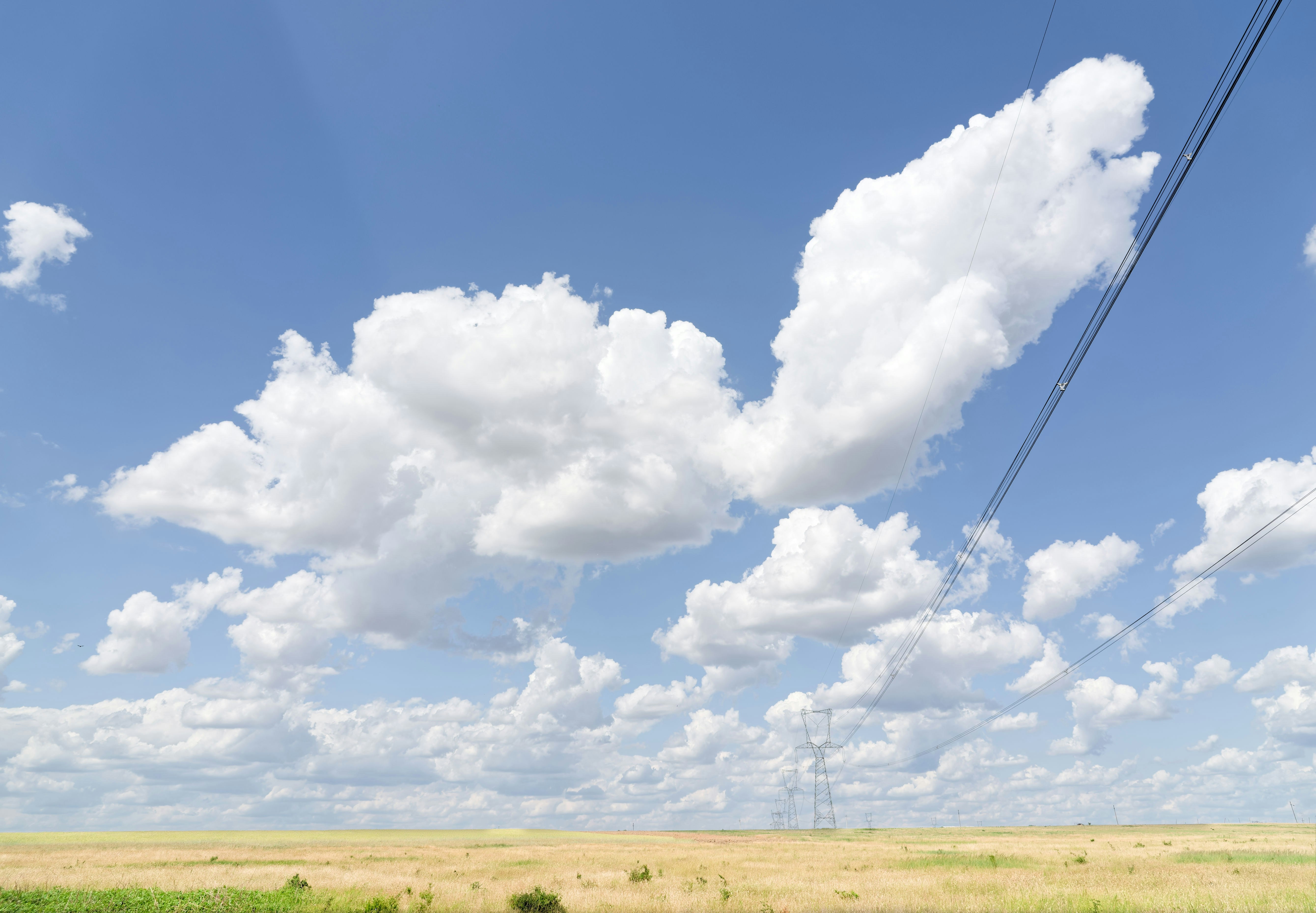 Broad Sky, Cold Cereal Field: Clouds Over Prairie