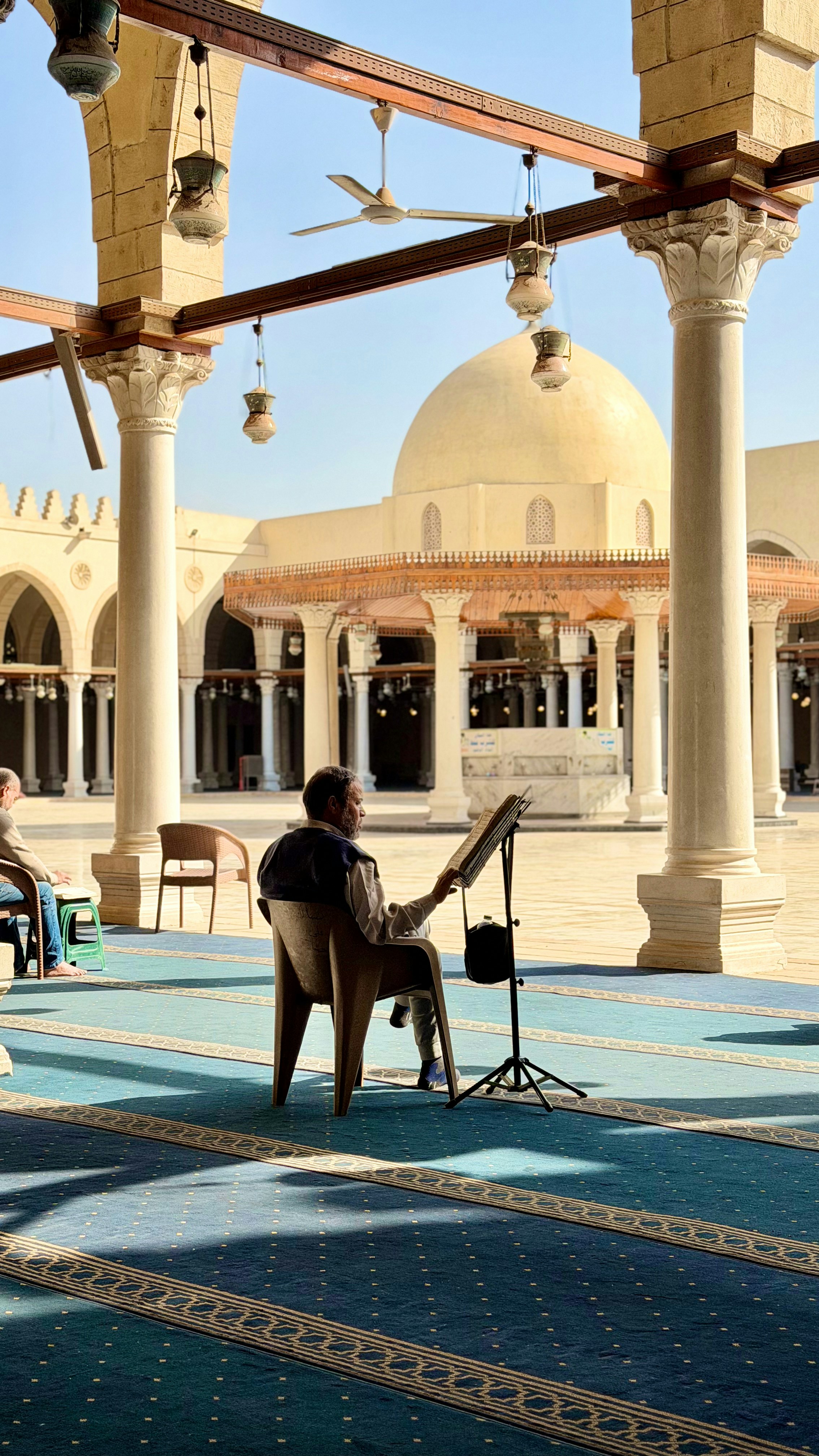 Musician in the Courtyard of Light
