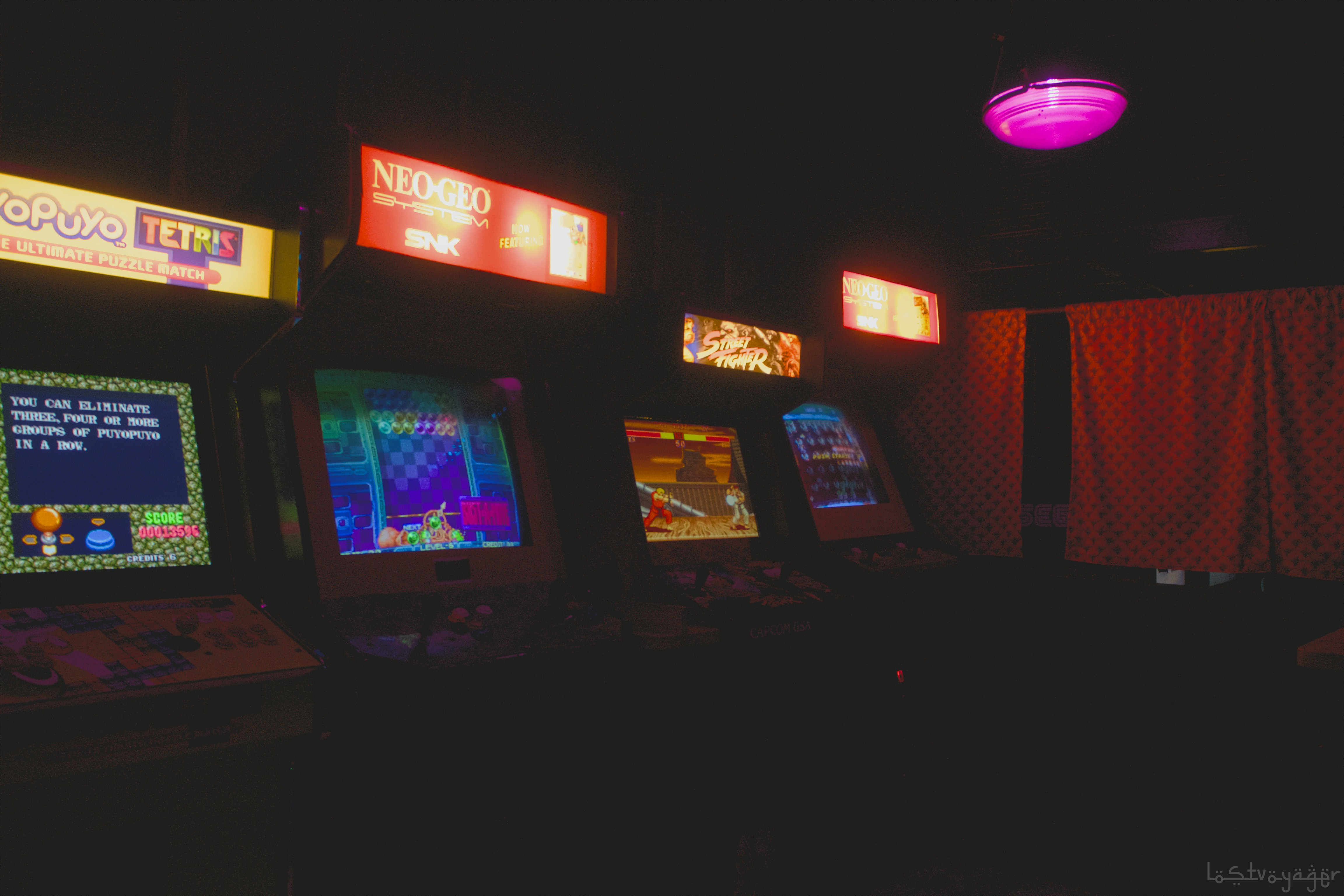 Neon Quiet: Midnight Arcade Row