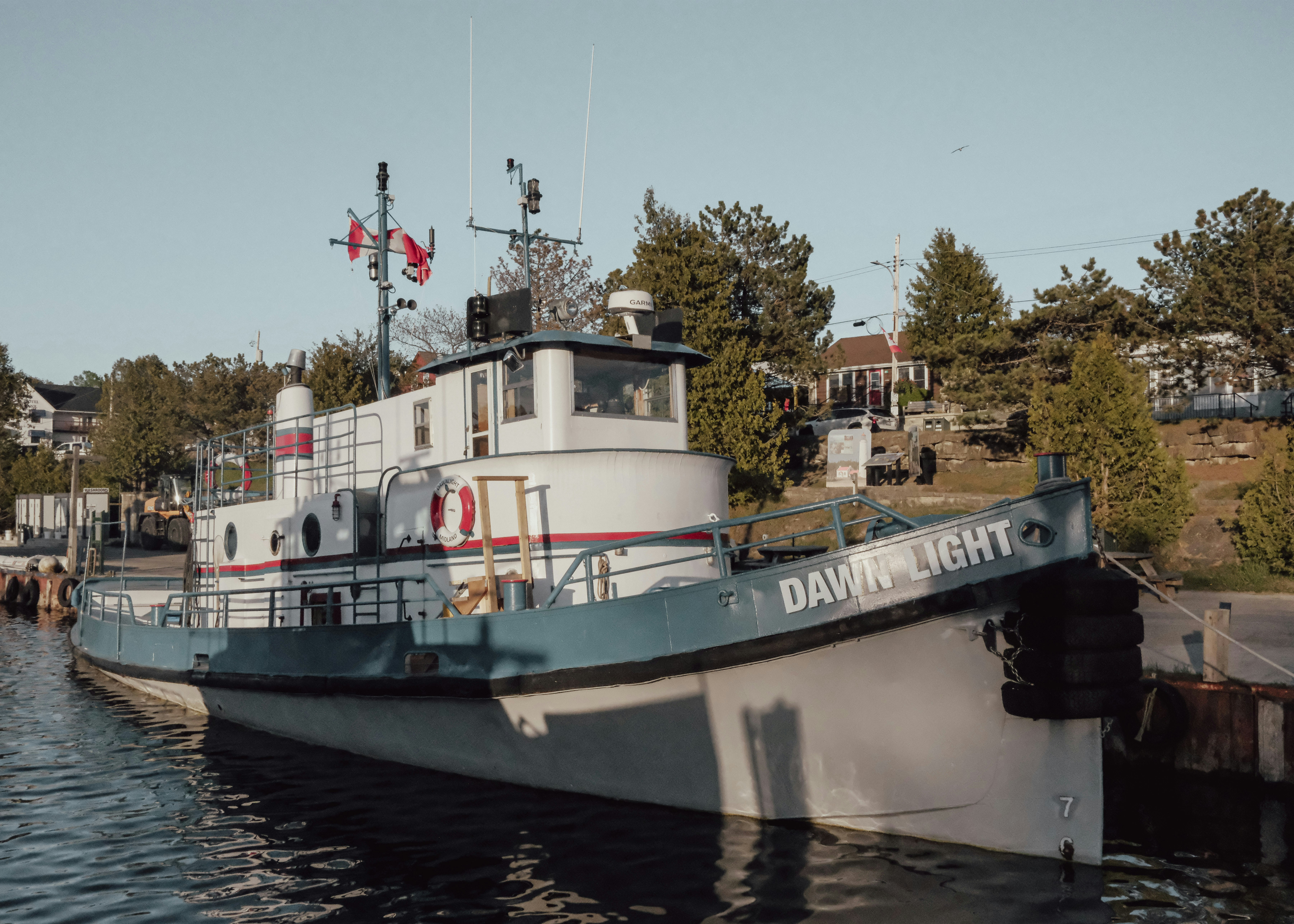 The Tugboat Dawn: A Quiet Harbor Portrait