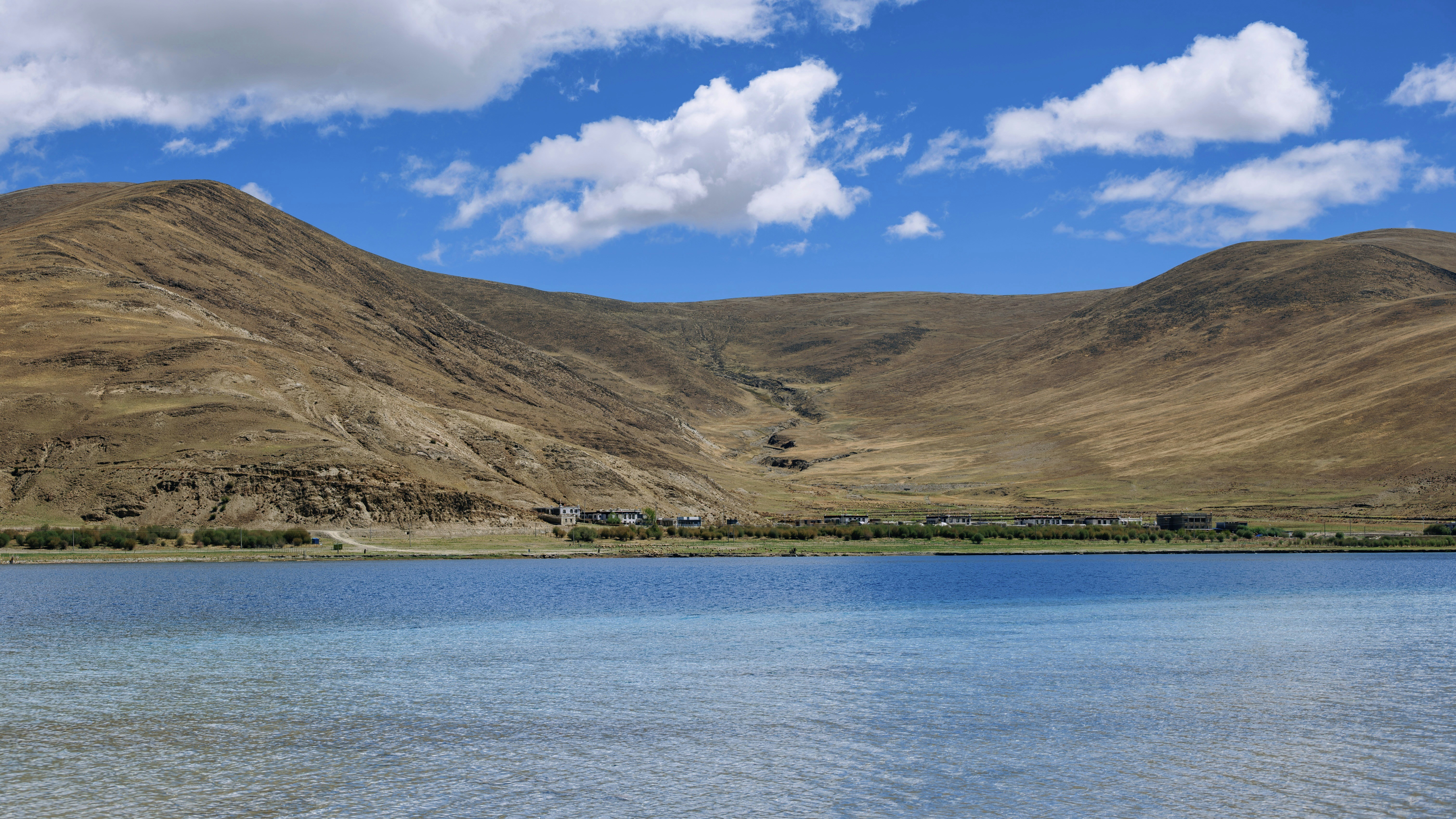 Limestone Hills Reflecting in a Quiet Highland Lake