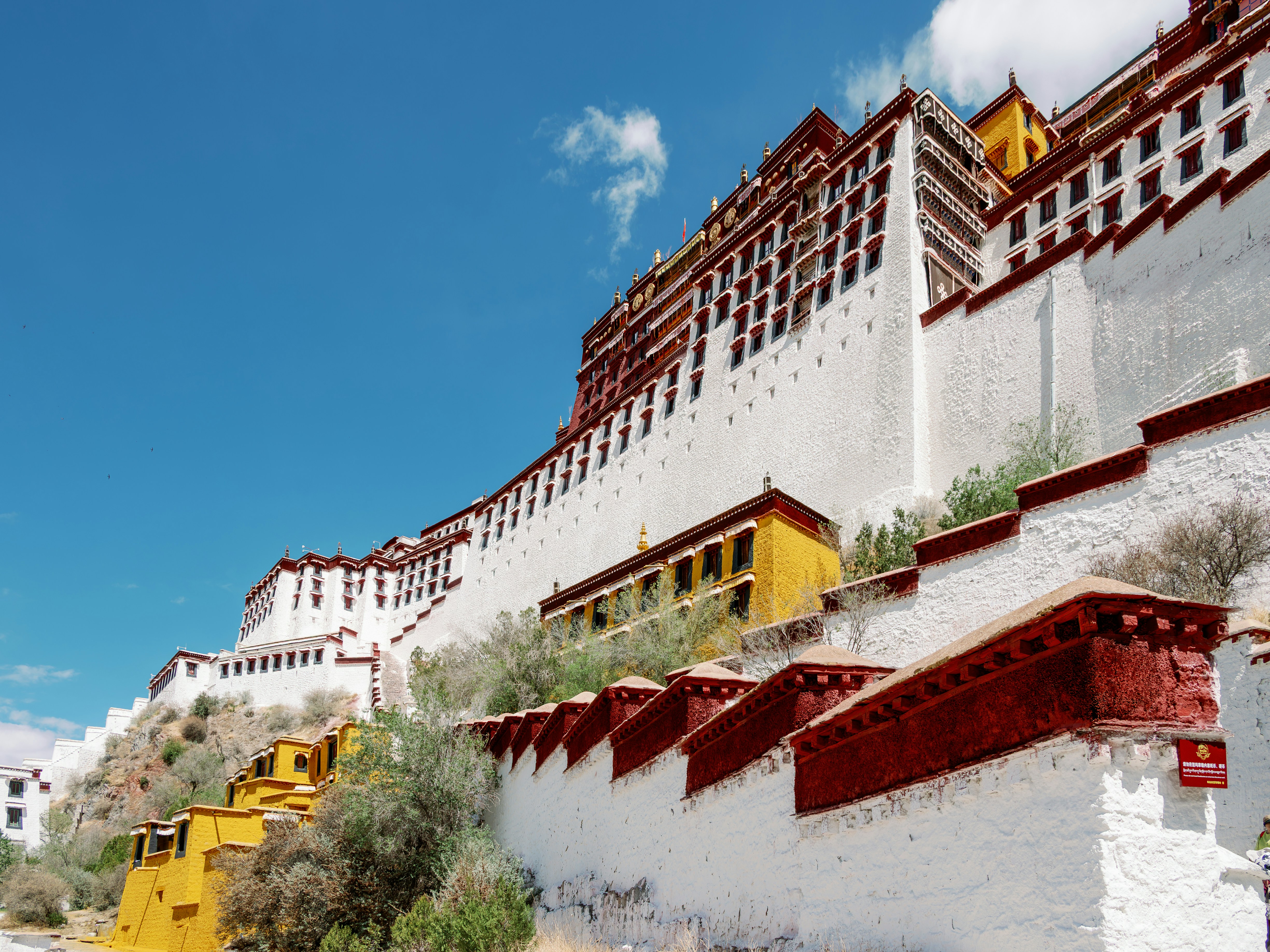 Ramsar Fortress Steps under a Clear Blue Sky