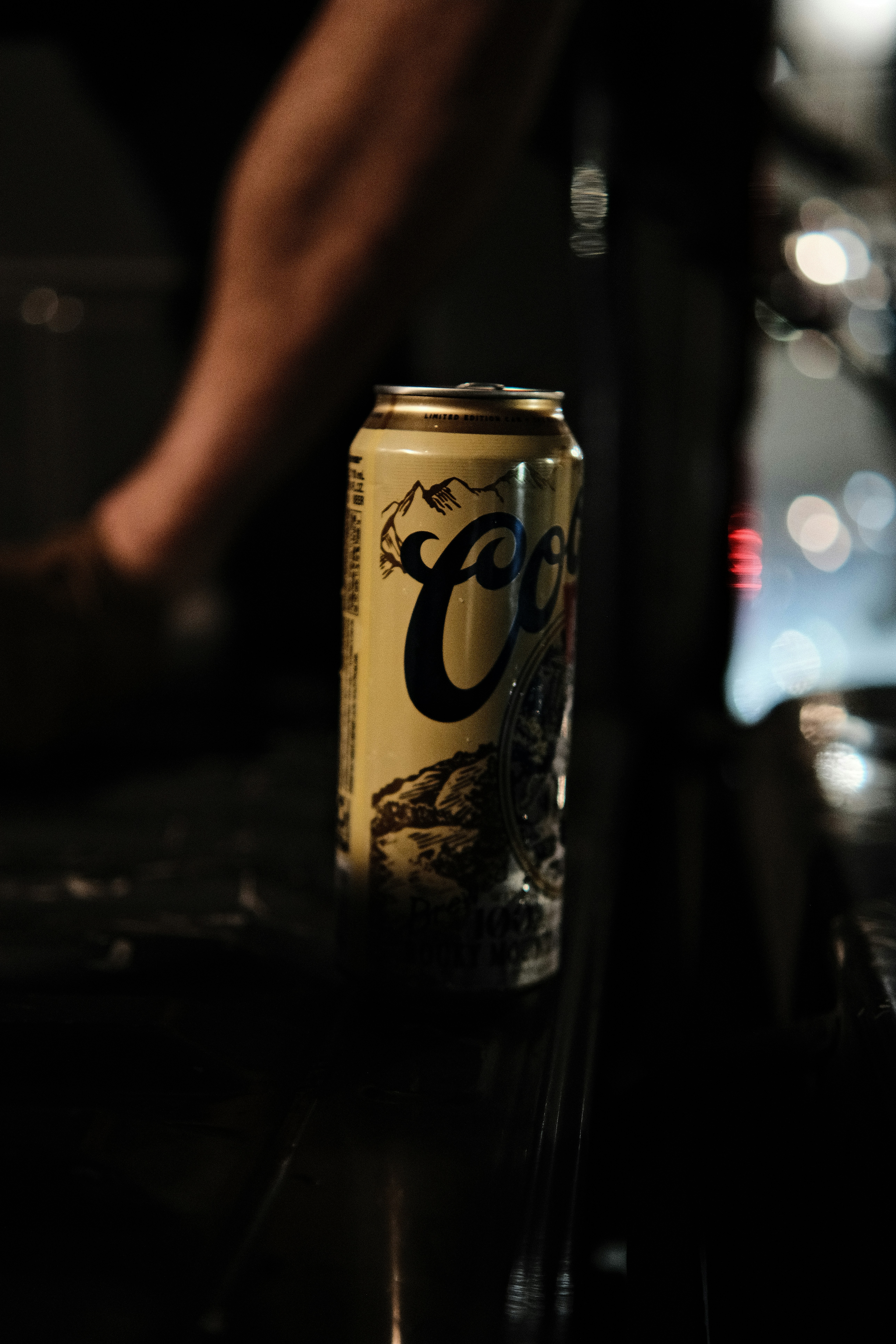 Can of Coarse Lullaby: Neon Night in a Quiet Bar
