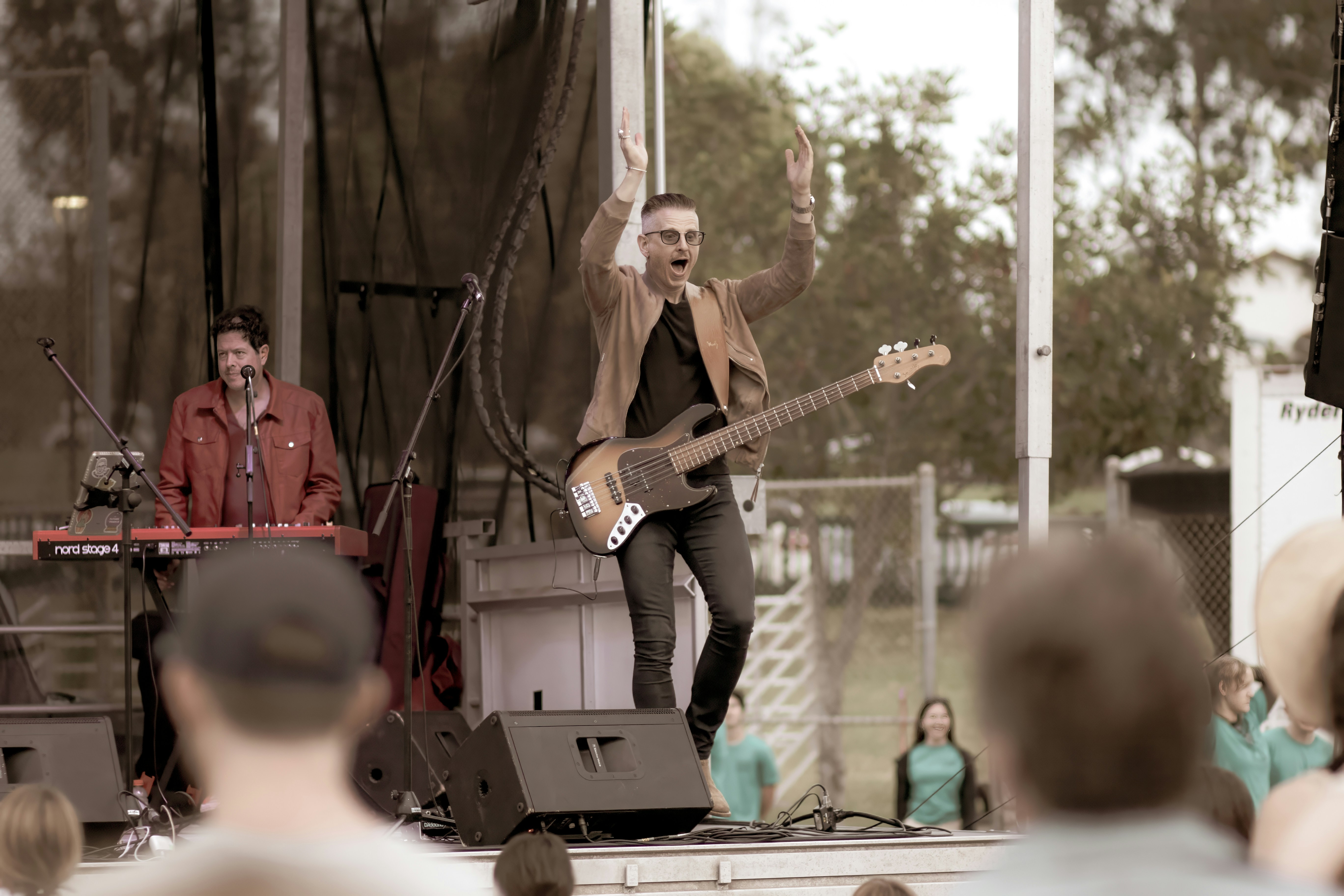 Bass‑driven Anthem: A Live Moment on Stage