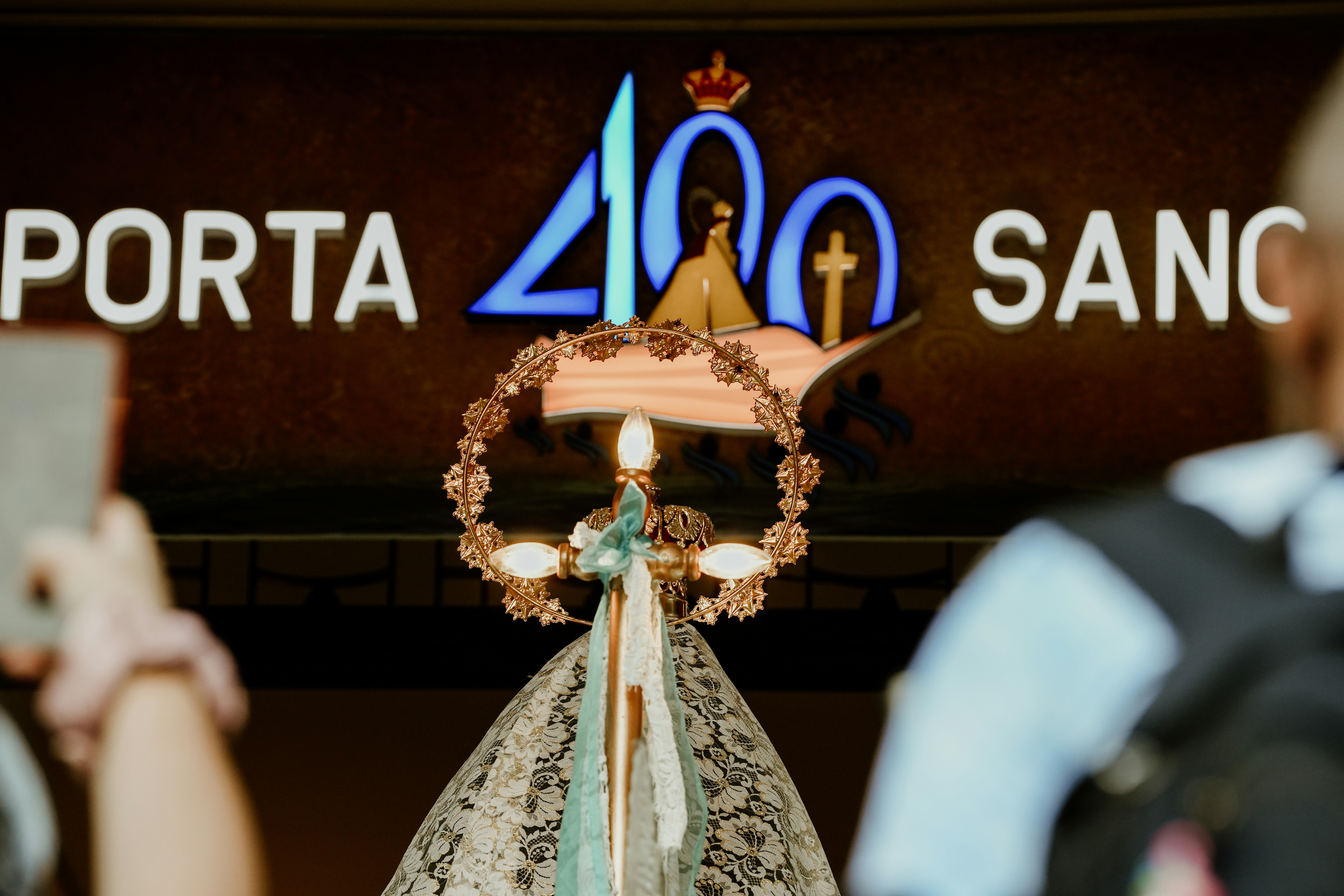Crowning Moment at a Sacred Celebration