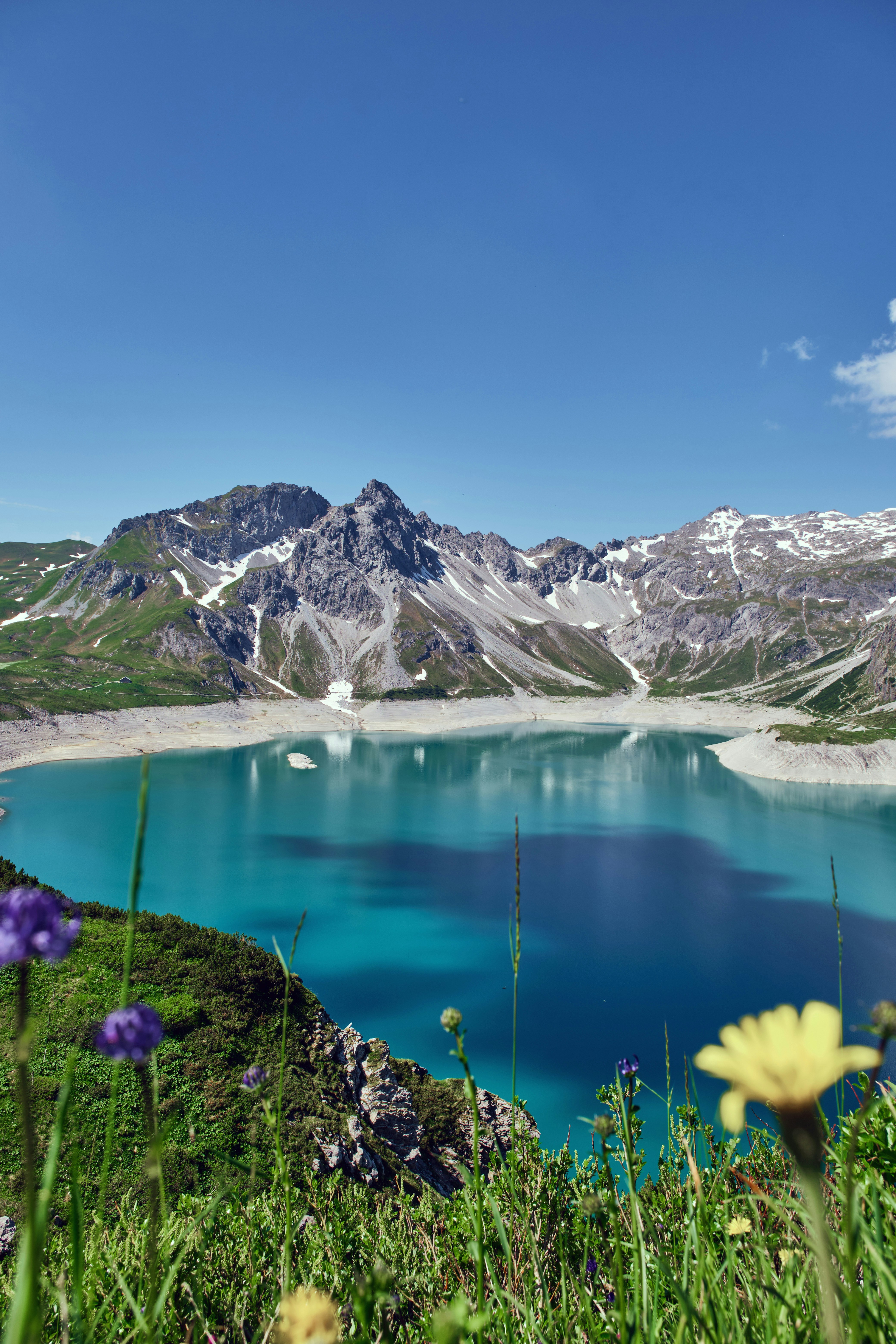 Icy Basin Under a Crystalline Sky