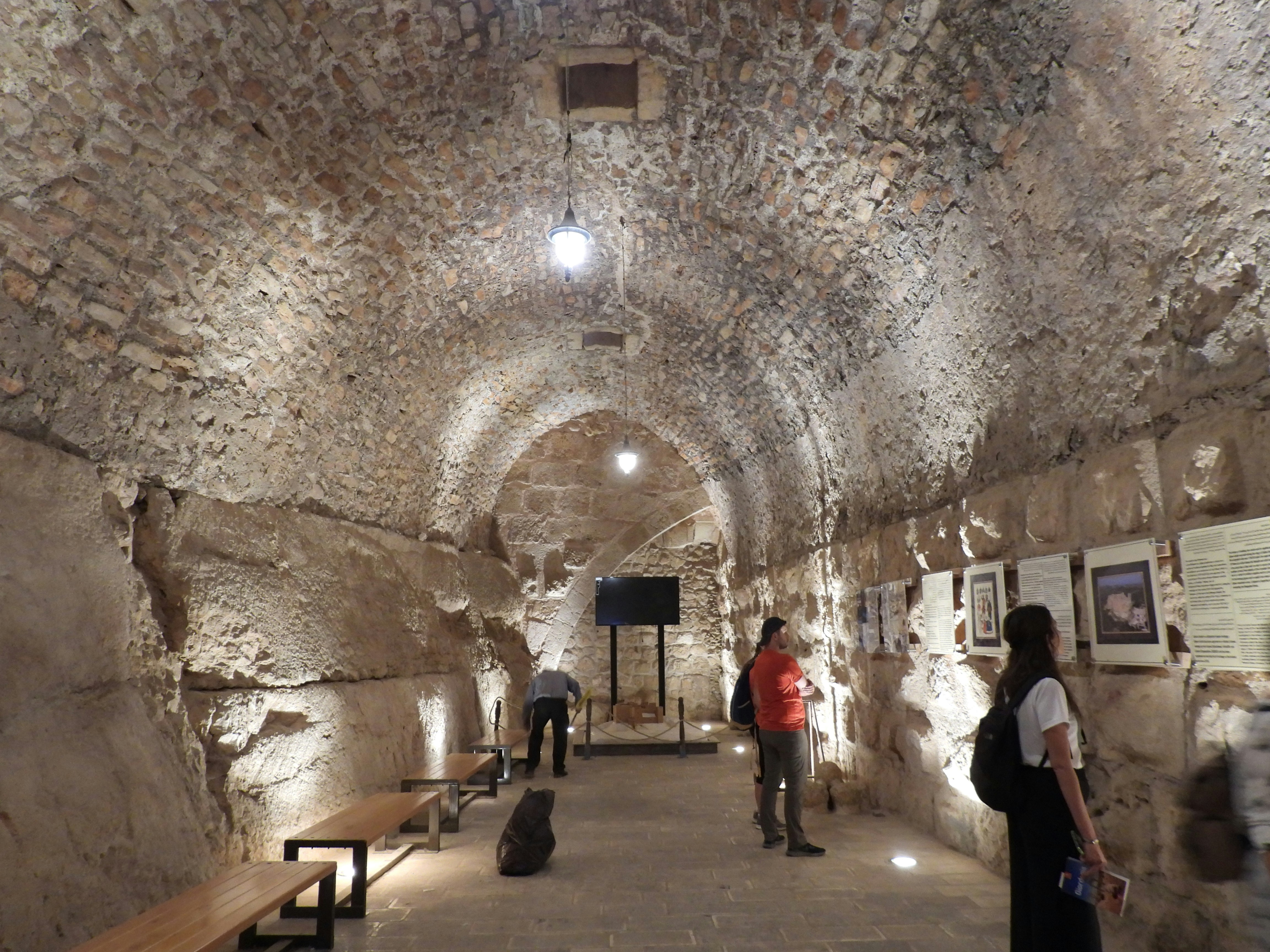 Stone Arcade: A quiet gallery beneath the ancient vaults