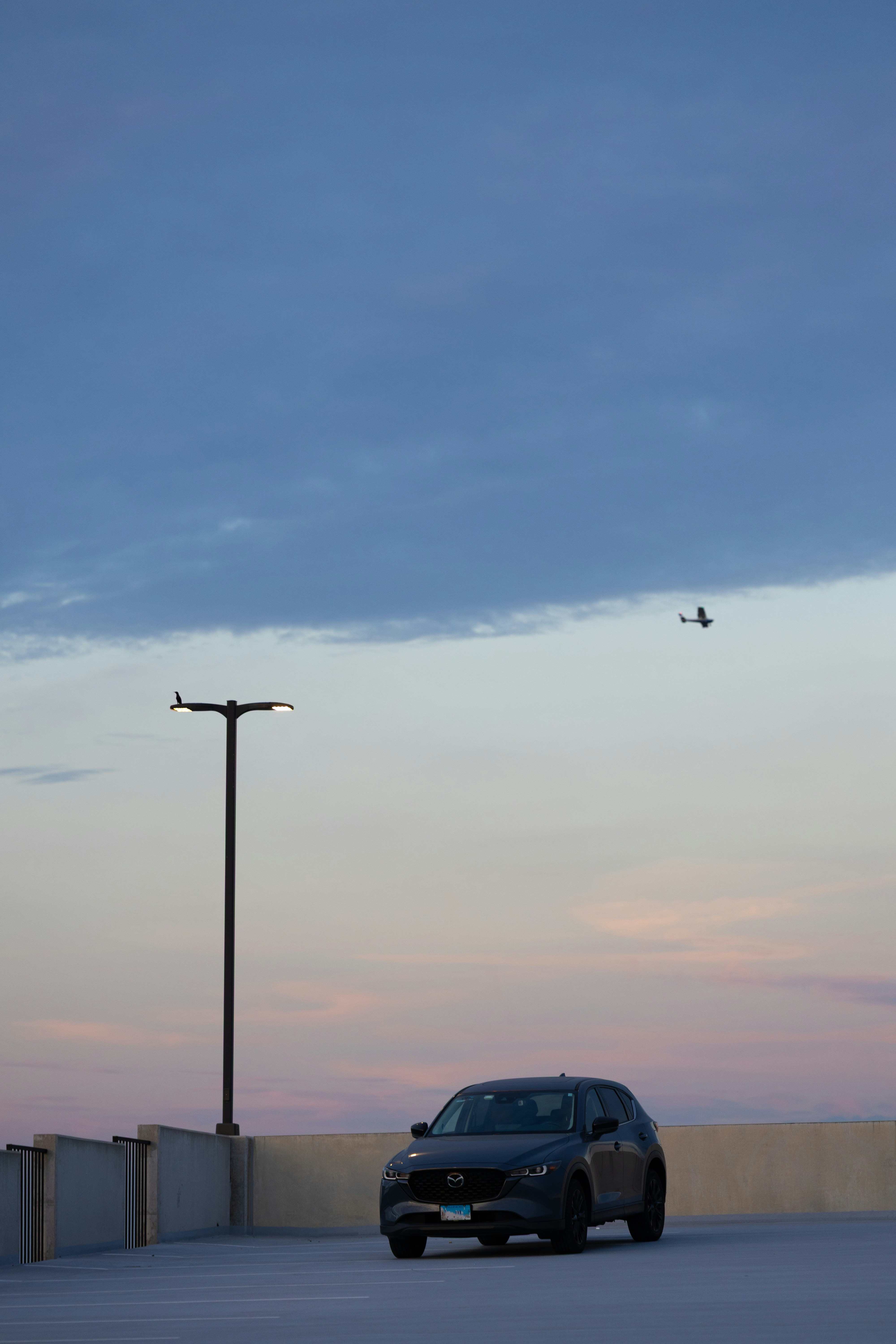 Evening on the Roof: A Quiet Drive Beneath a Wide Sky
